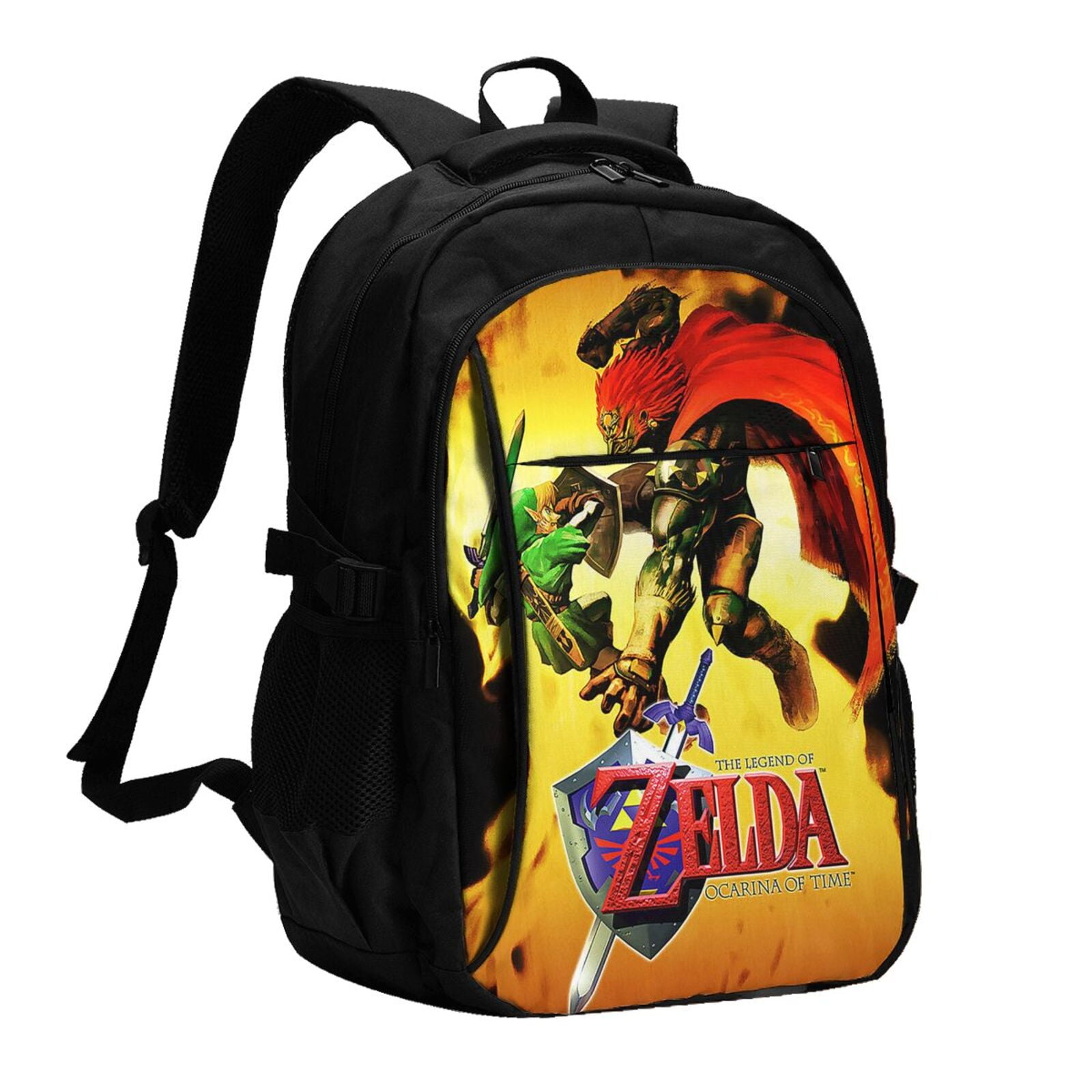 Ocarina Of Time Legend Of Zelda Travel Backpack Large Laptop Backpacks ...
