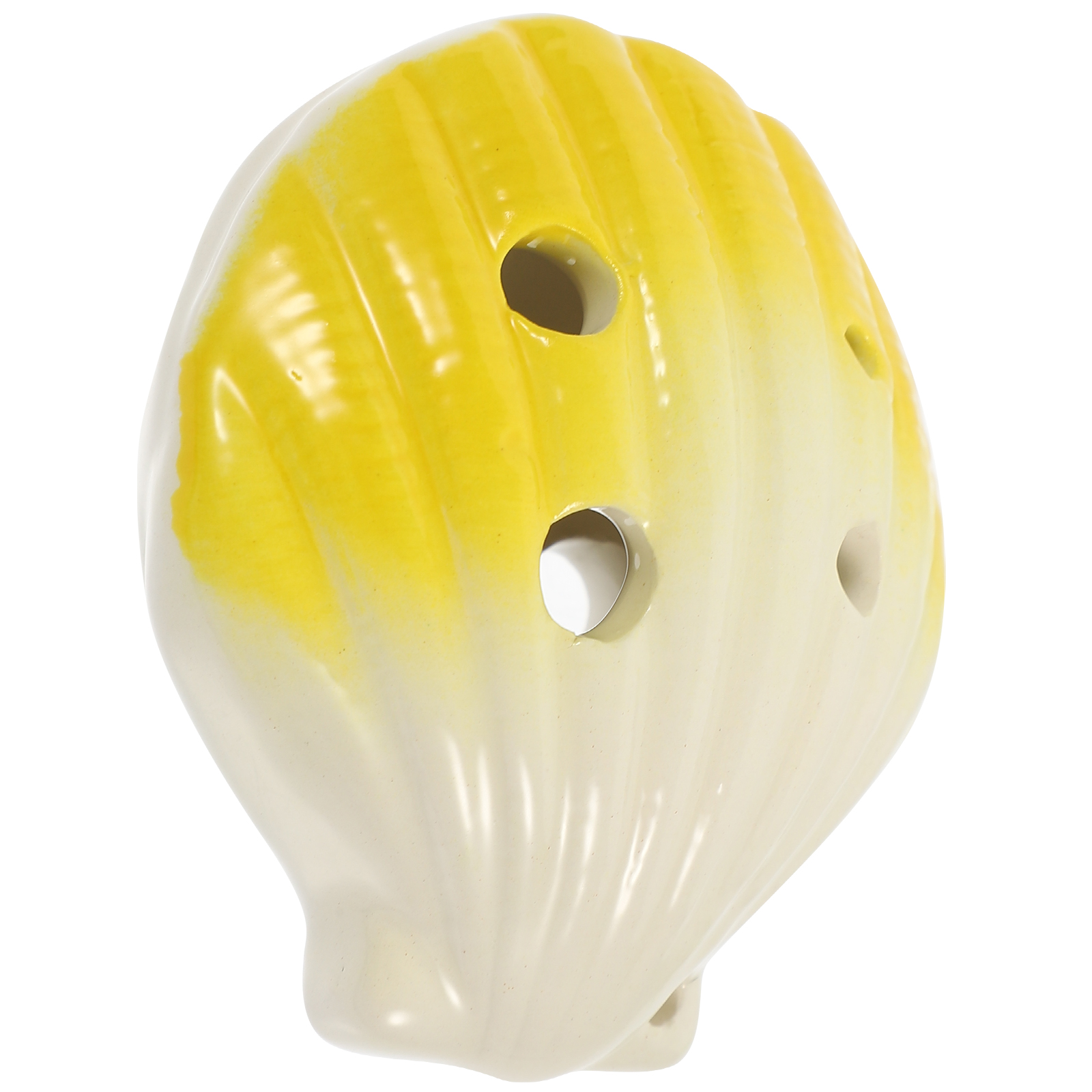 Raindrops Yellow Shell Shape Ocarina for Children Indoor Outdoor Use ...