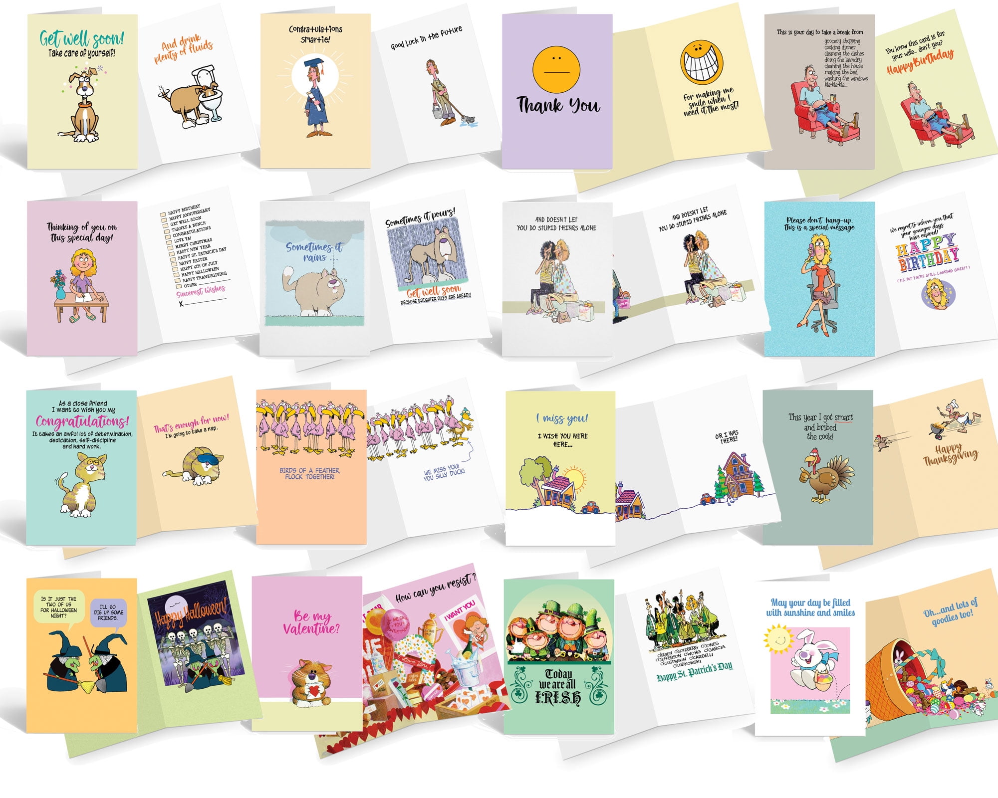 "Stonehouse Collection Boxed Greeting Cards, 16 Assorted Designs with ...