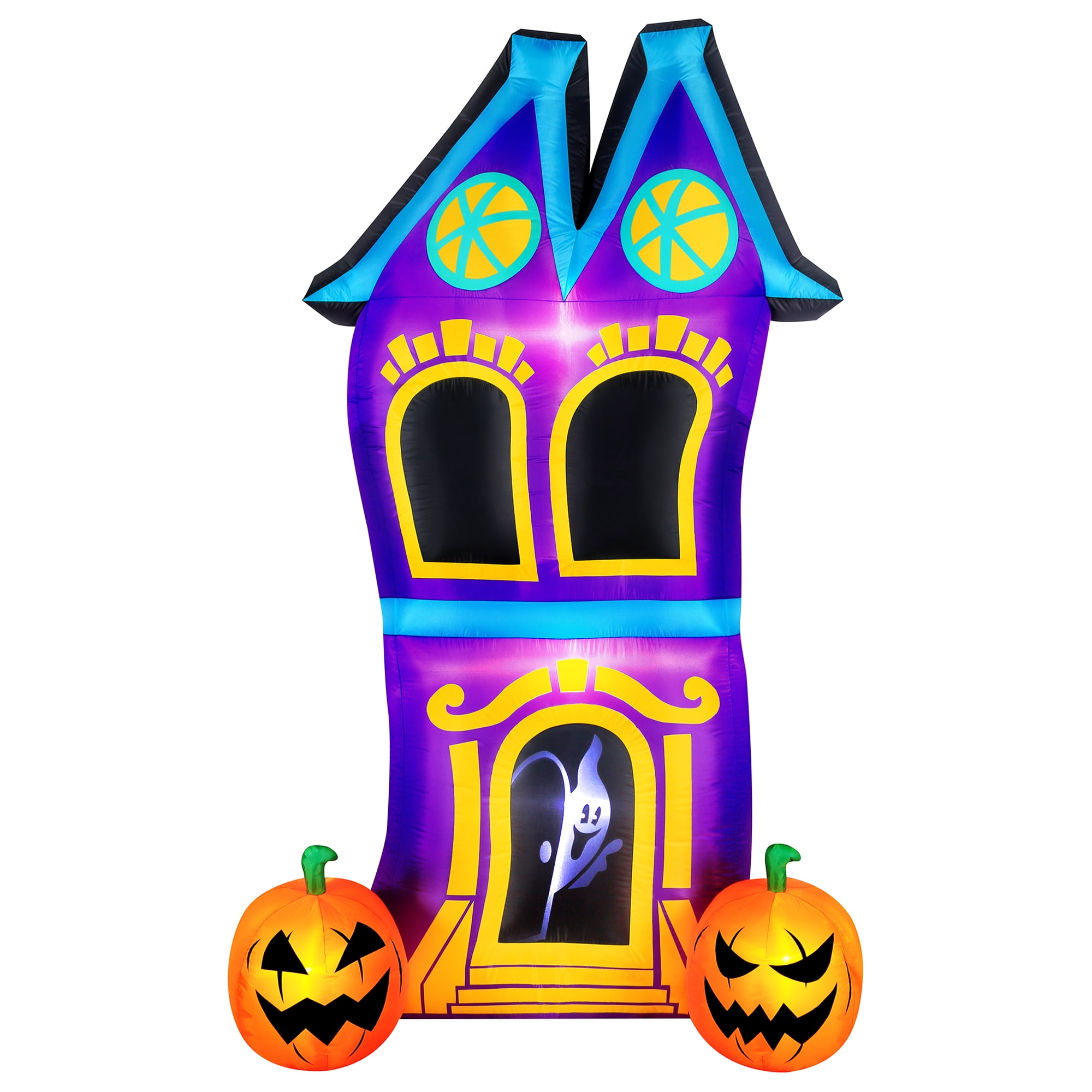 Occasions 8FT Airflowz Inflatable Haunted House with Projection ...
