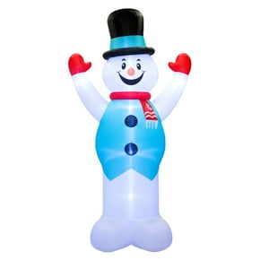 Inflatable Snowmen Outdoor Decor for Festive Holiday Displays
