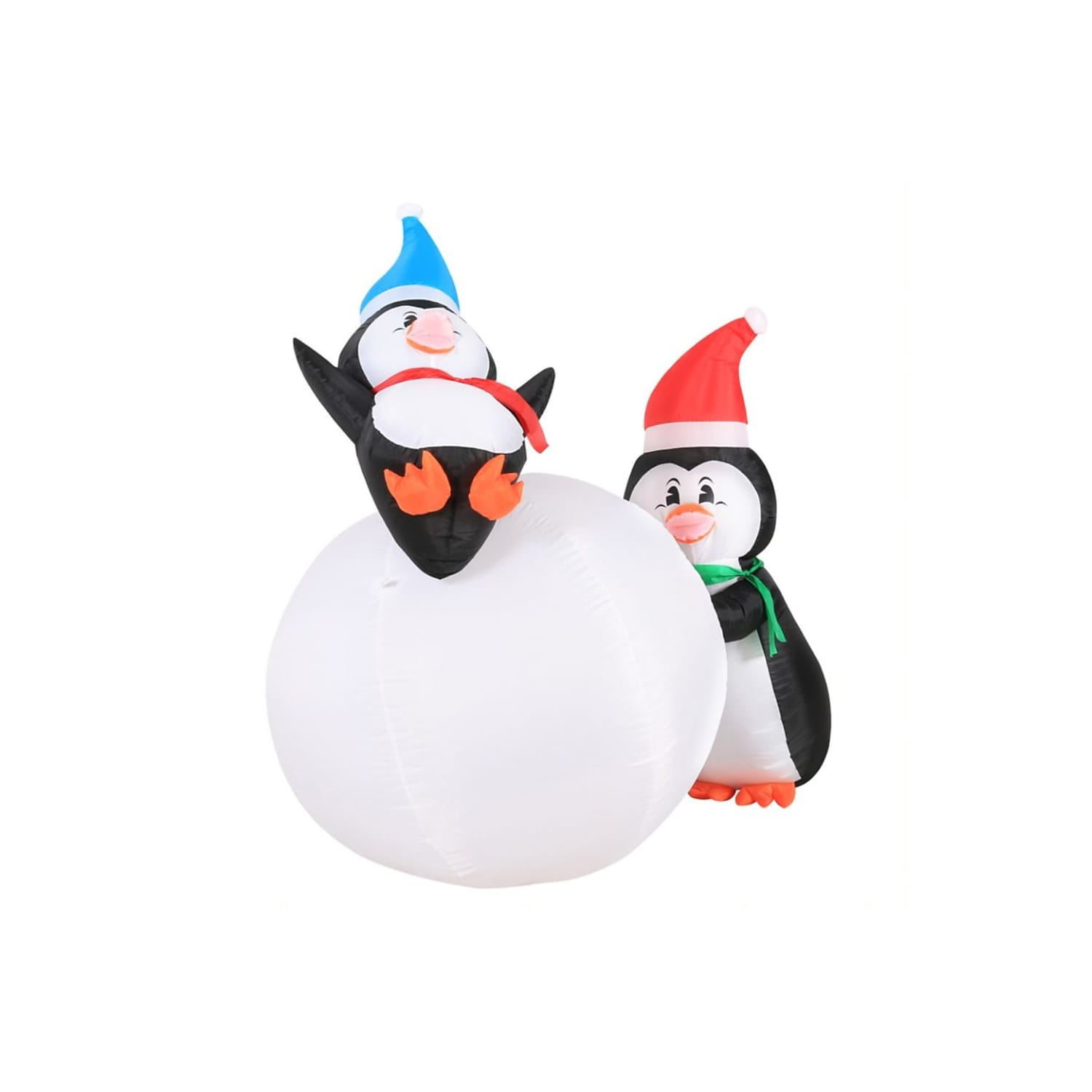 Occasions LED Blue Penguins and Snowball 5 ft. Inflatable - Walmart.com