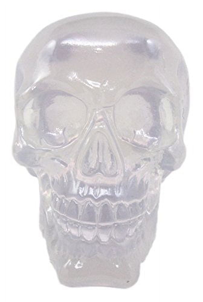 Occult Witchcraft Shrine Clear Acrylic Resin Translucent Skull Figurine ...