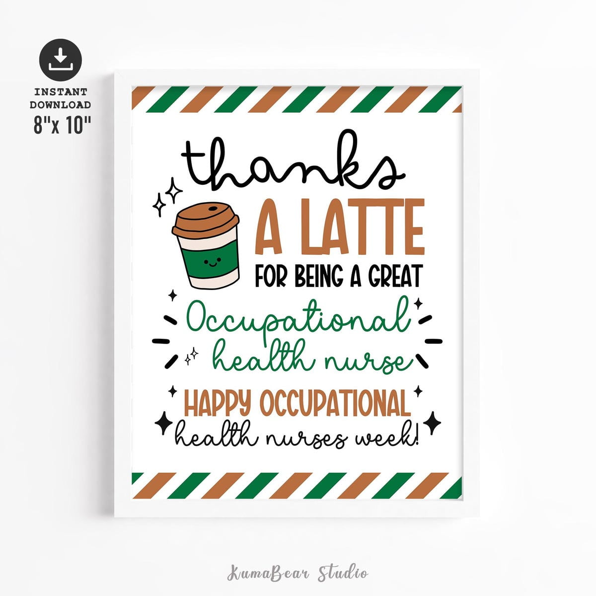 Occupational Health Nurses Week Printable Sign, OHN Week Poster ...