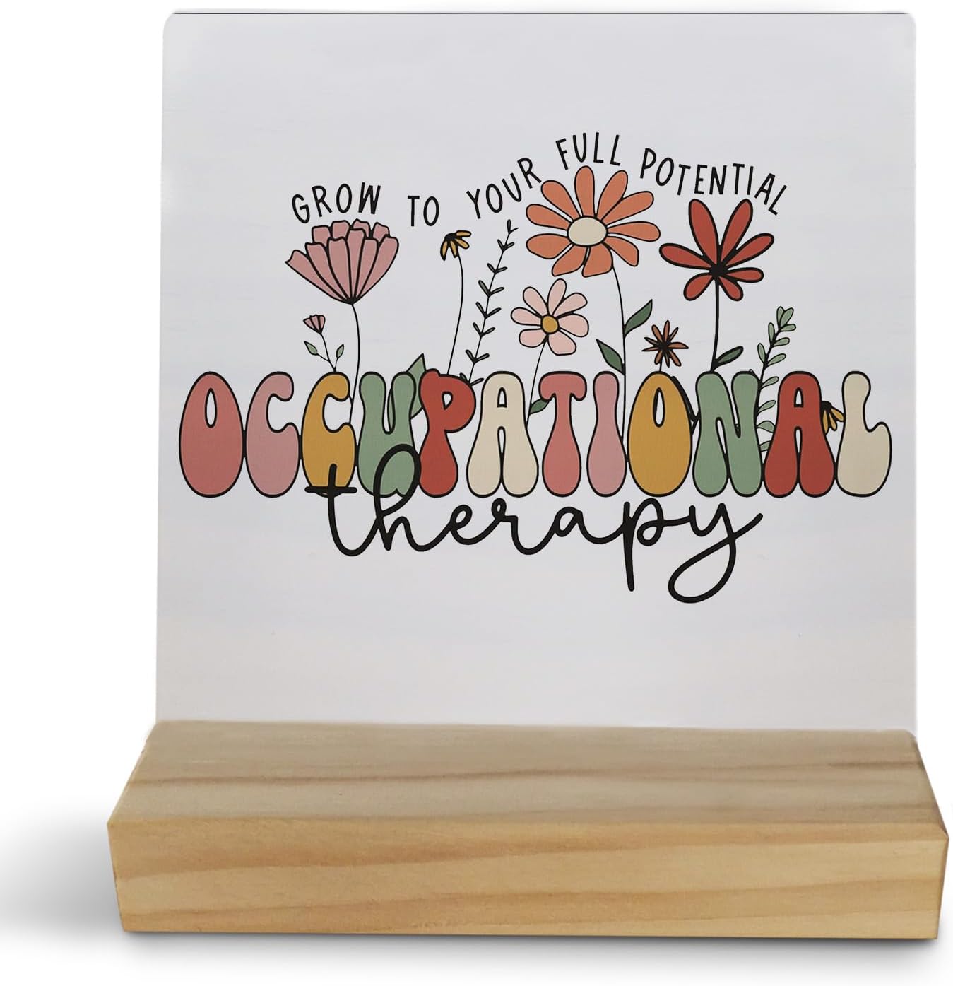 Occupational Therapist Wooden Signs - Occupational Therapist Gifts Desk ...
