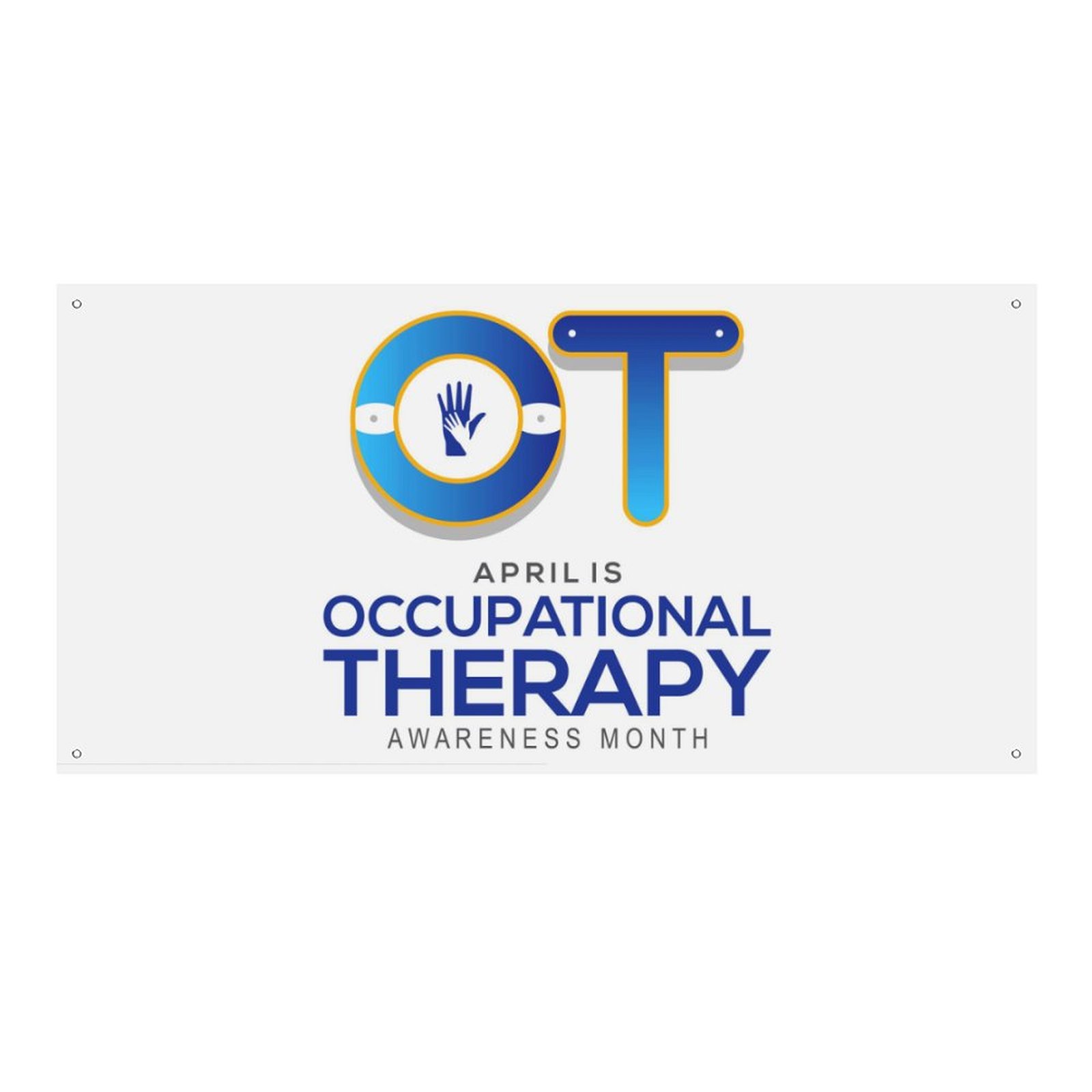 Occupational Therapy Awareness Month Banners Flag Hanging Backdrop Sign ...