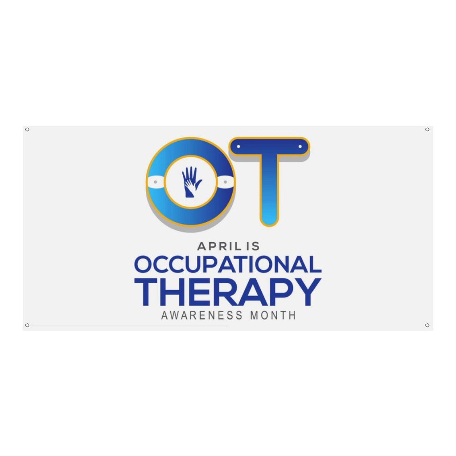 Occupational Therapy Awareness Month Banners Flag Hanging Backdrop Sign ...