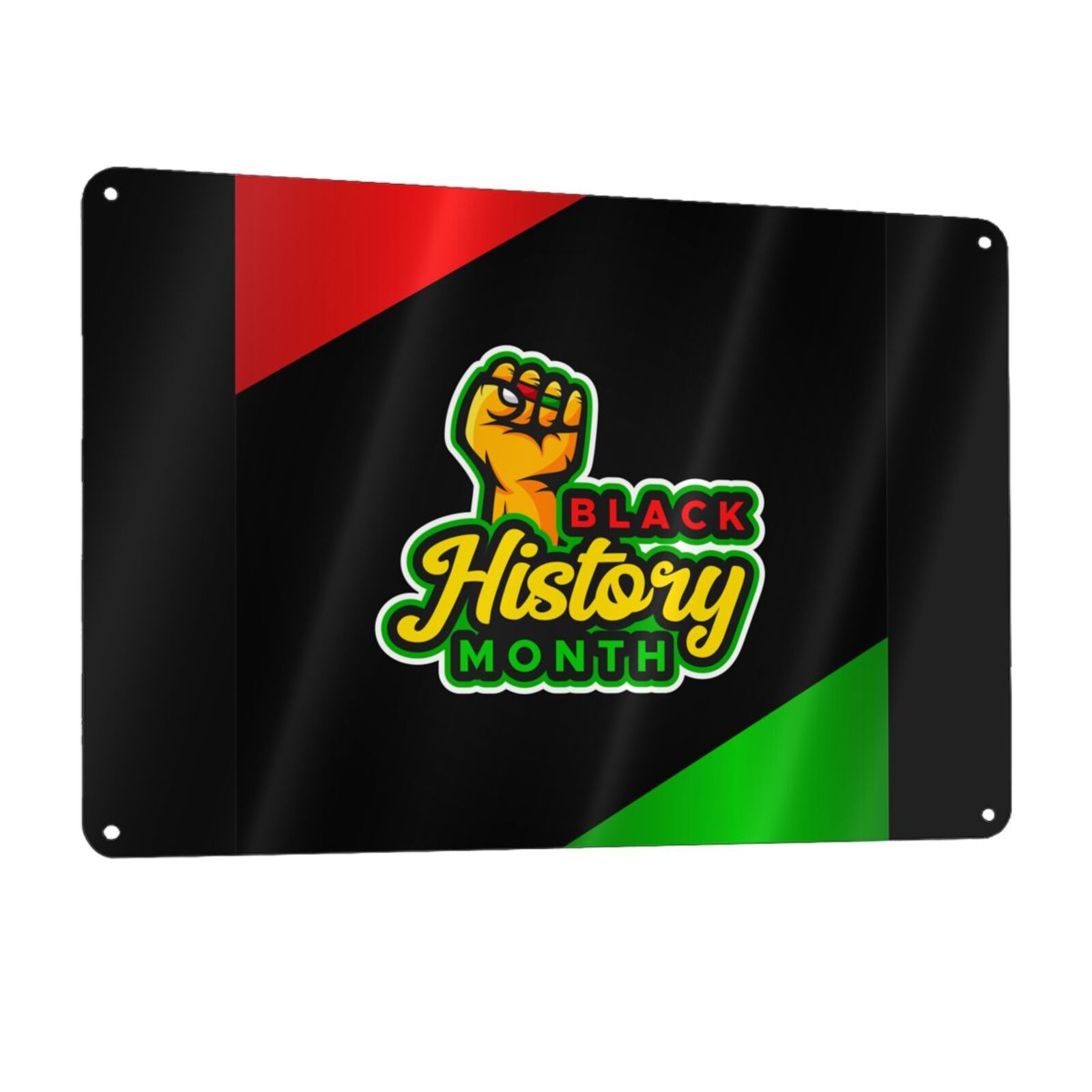 Black History Month Sign 12x8in Indoor Outdoor Metal Information For ...