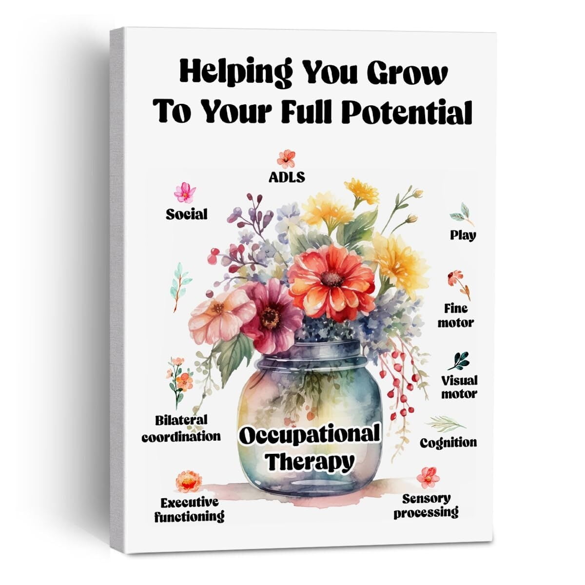 Occupational Therapy Wall Art Grow to Your Full Potential Poster ...
