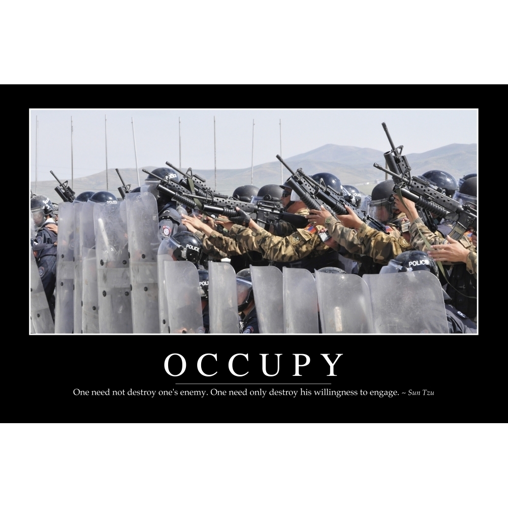 Occupy: Inspirational Quote and Motivational Poster Poster Print ...