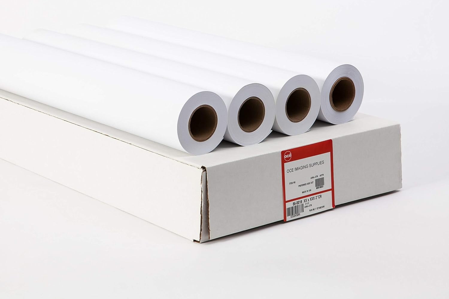 Oce 20# Inkjet - Check Plot - 2 inch core Plotter Paper - 24" x 150' (4 ...