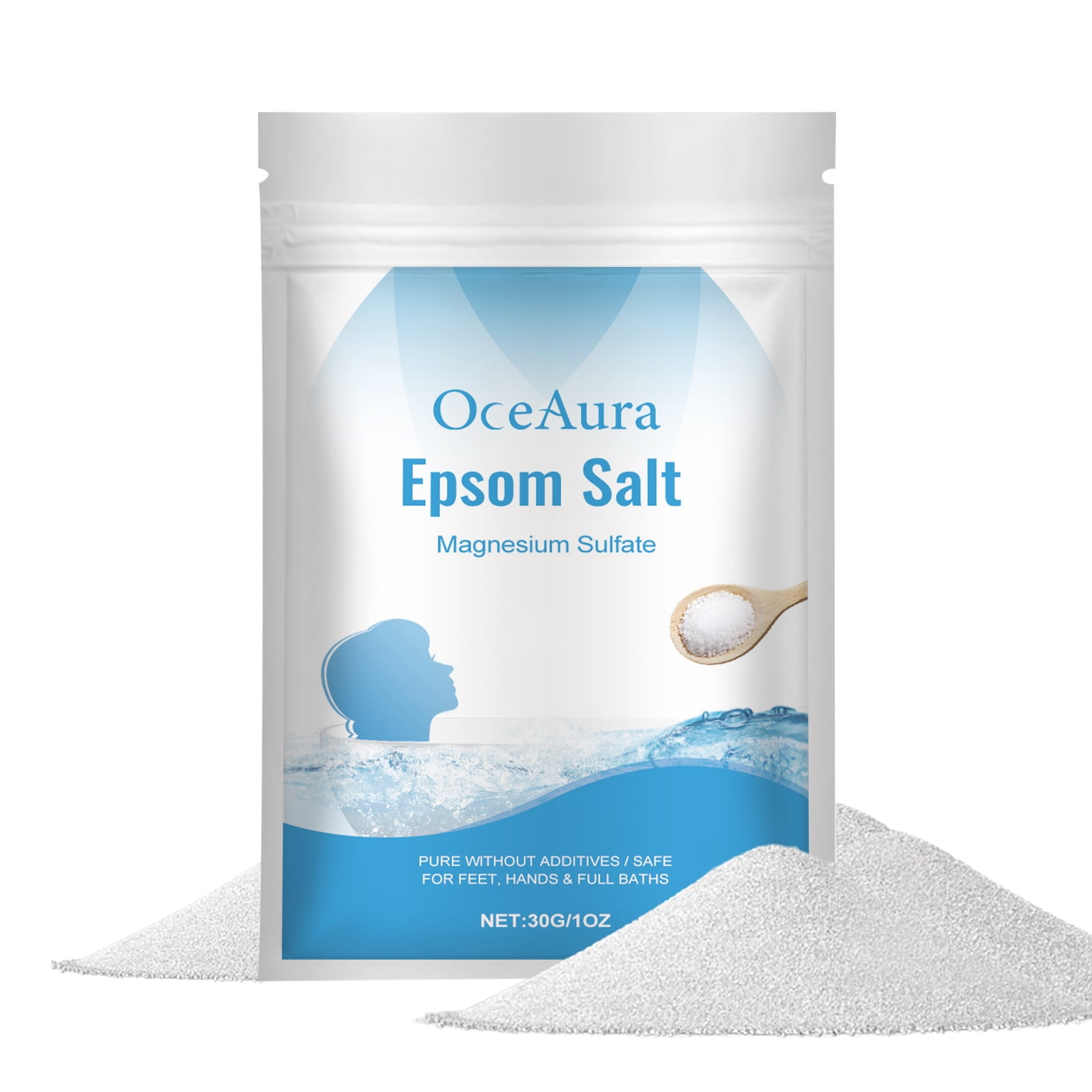 OceAura Body Bath Salt Gentle Cleansing Exfoliating Moisturizing Skin ...