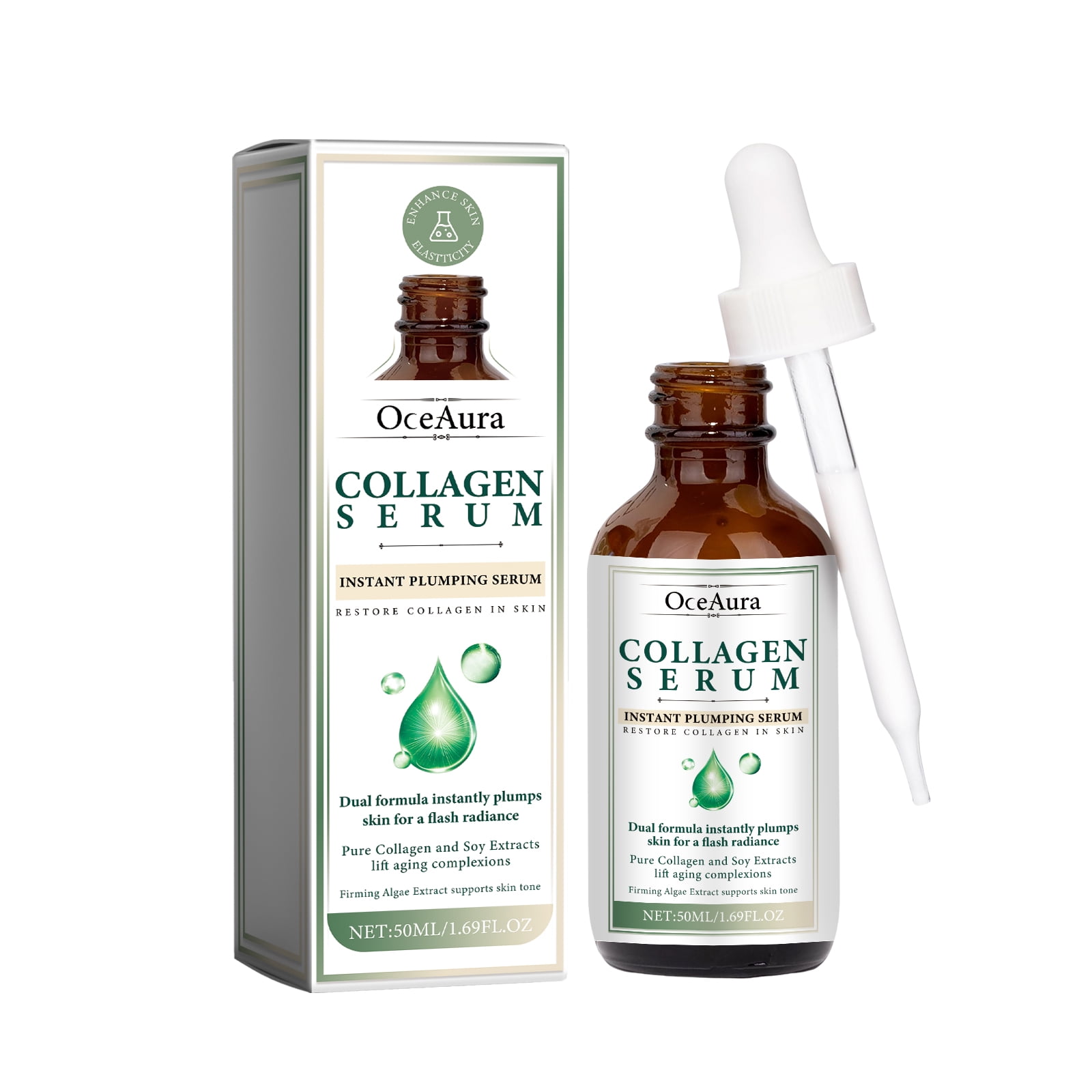 OceAura Collagen Serum, It Moisturizes Wrinkles Firming Skin Shine ...