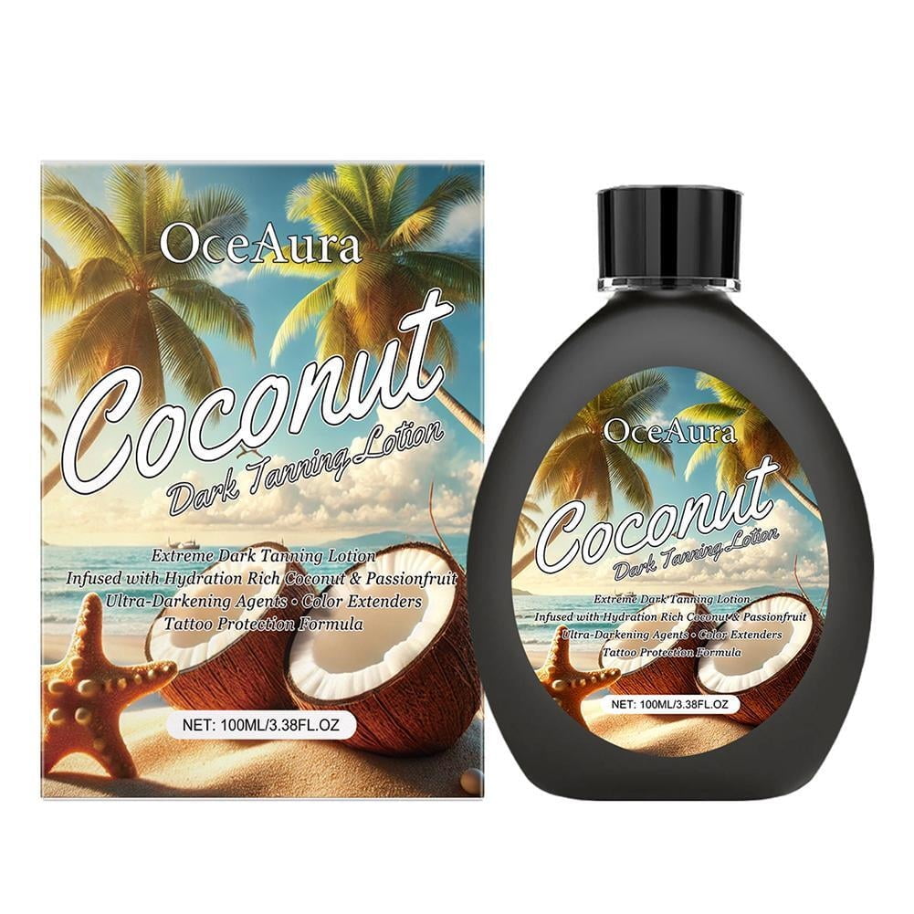 OceAura Dark Tanning Sunbed Accelerator Lotion Cream 100ml Bottles ...