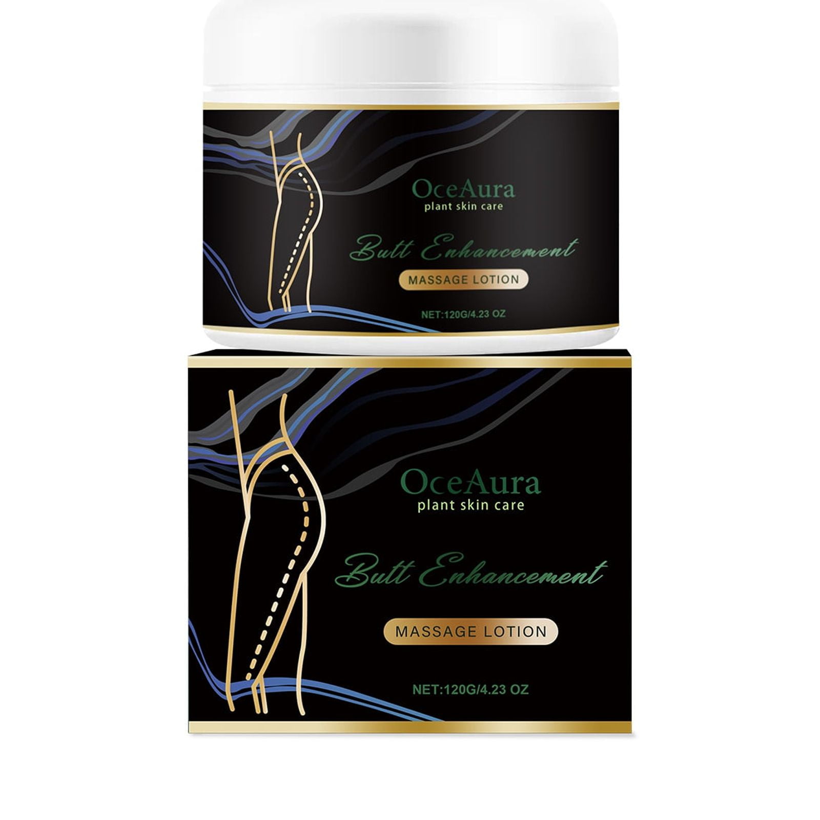 OceAura Hip Care Cream Moisturizes And Massages The Buttocks To Improve ...