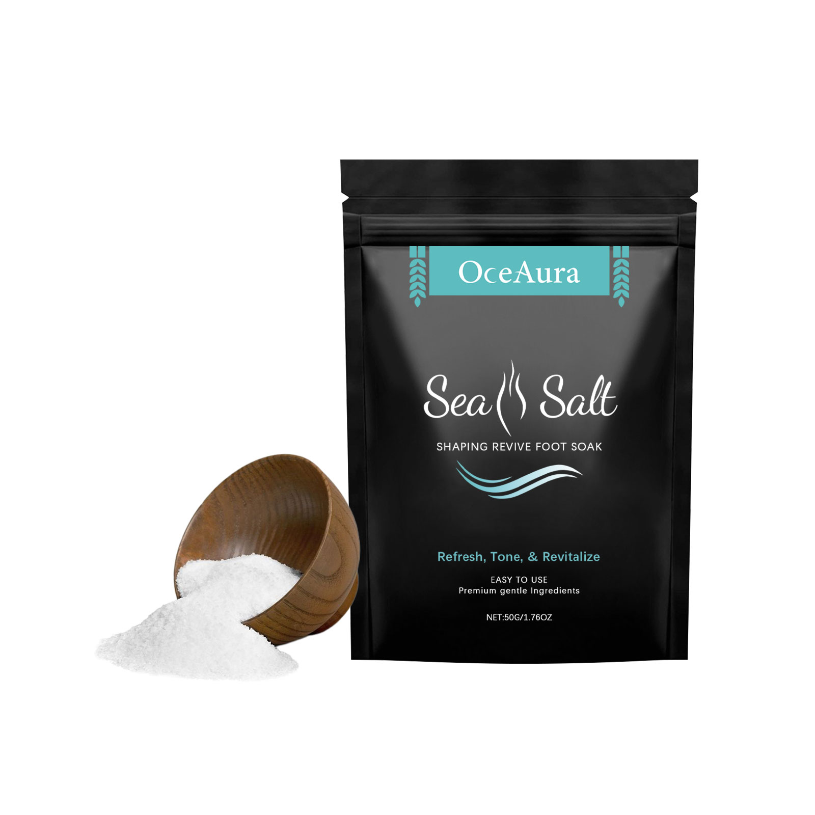 OceAura Sea Salt Foot Bath Salt Sea Salt Foot Soak Feet Beauty Body ...