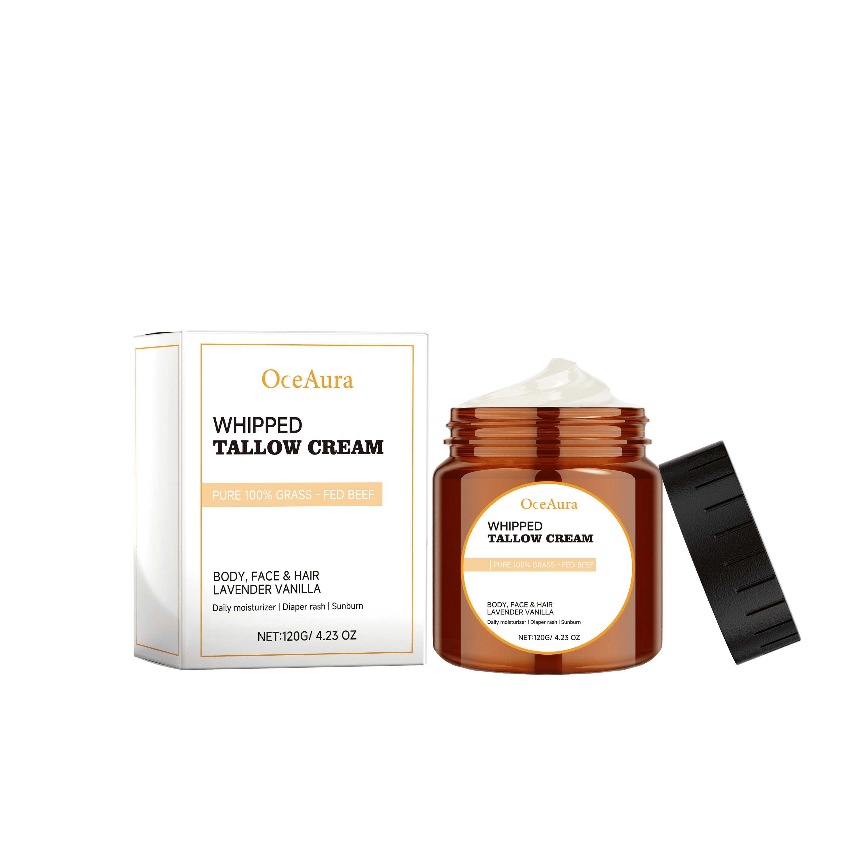 OceAura Tallow Moisturizer, Moisturize Skin To Improve Dry, Hydrating ...