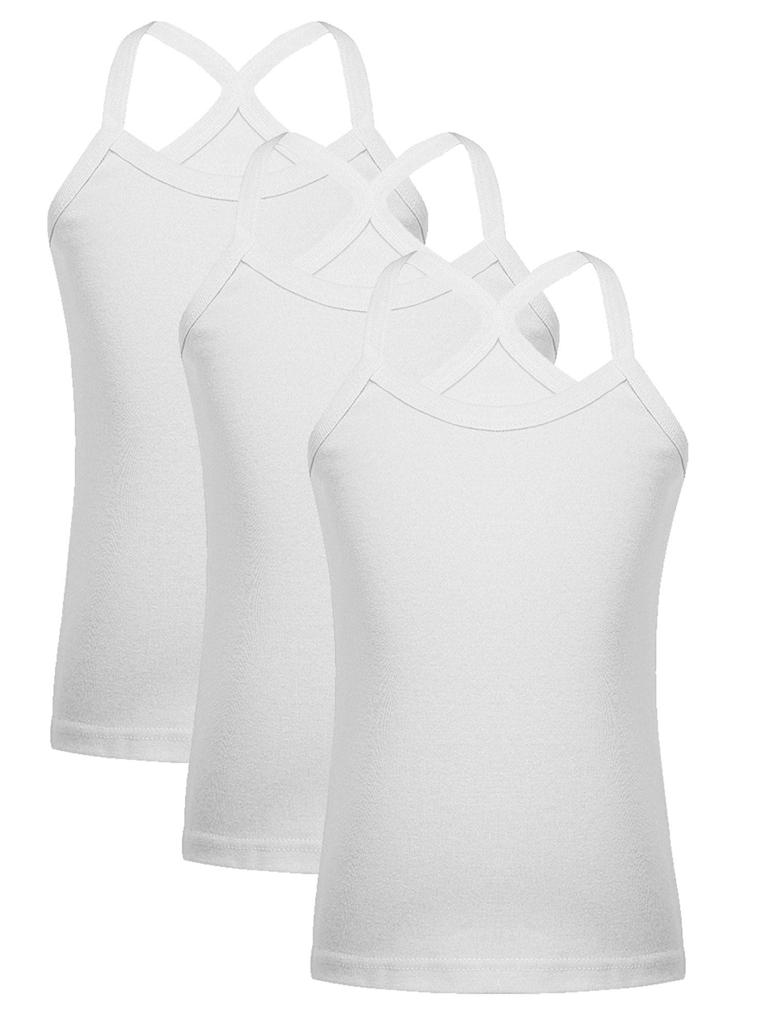 Ocealan 3Pcs Girls Dance Crop Tank Top Kids Basic Sports Dance Vest ...