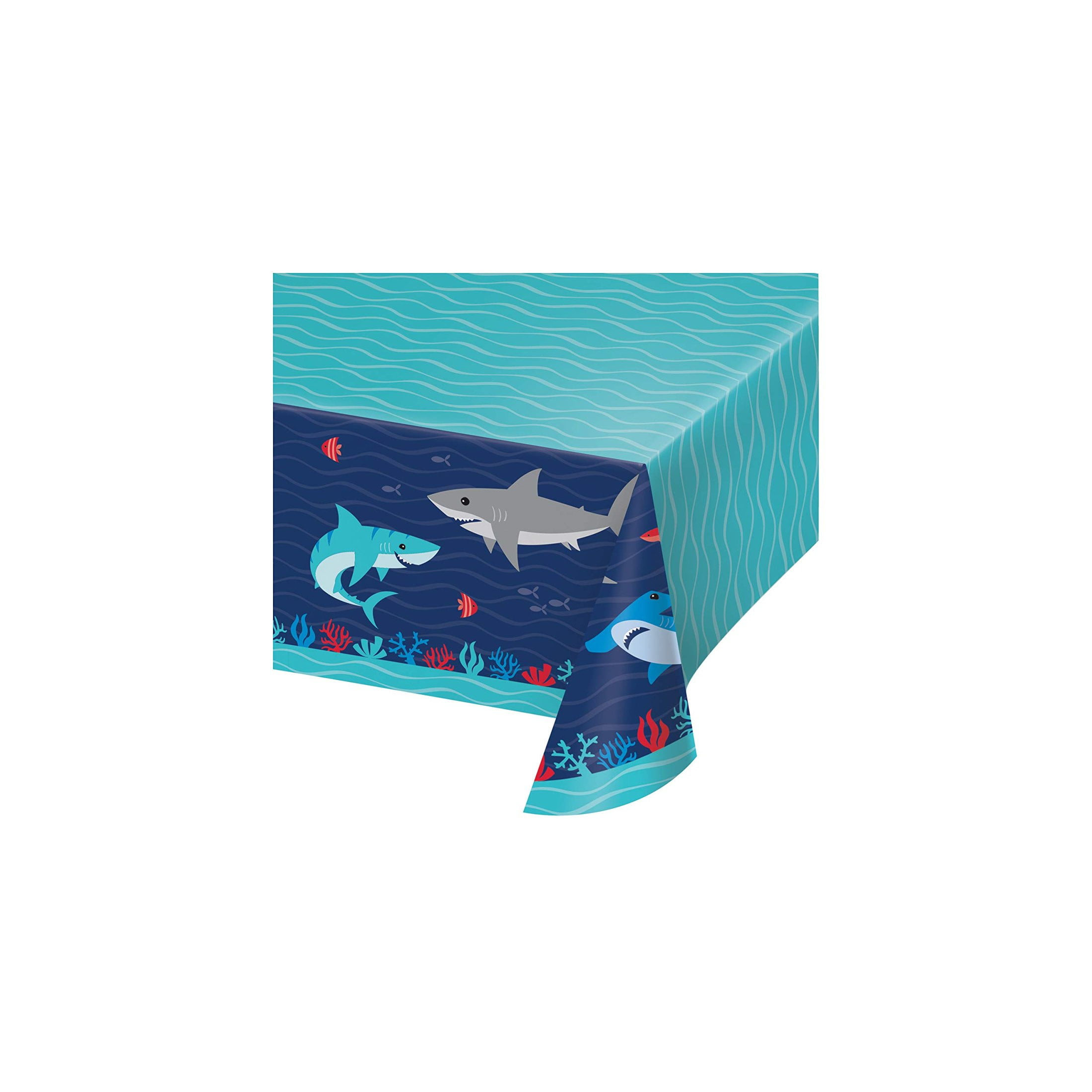 Ocean Adventure Shark Table Cover for Kids' Parties, Perfect for ...