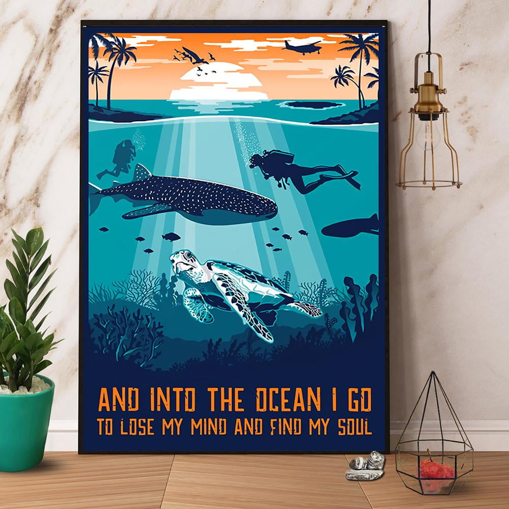 Ocean And Into The Ocean I Go To Lose My Mind And Find My Soul Paper ...