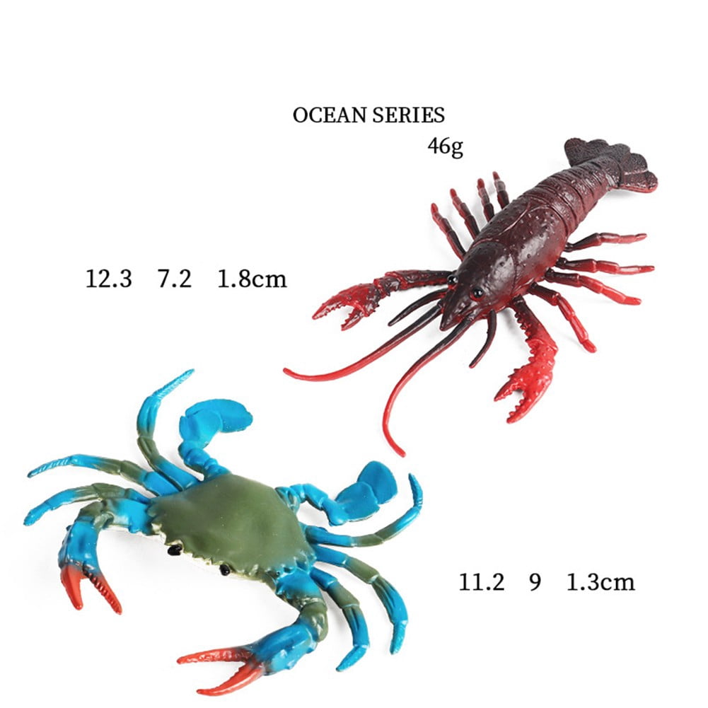 Ocean Animal Model Toys Marine Animals Figures Simulation Sea Life ...