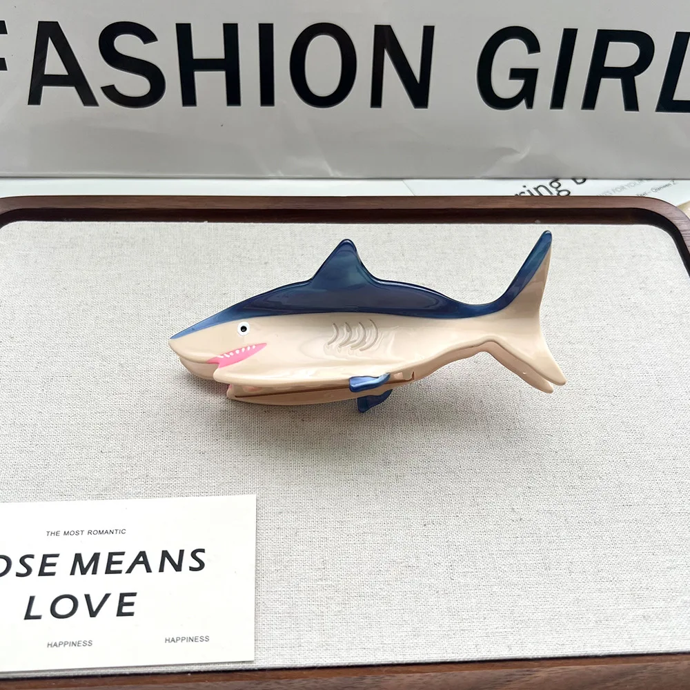 Ocean Animal Series Hair Claw Sea Turtle Tropical Fish Acetate Creative ...