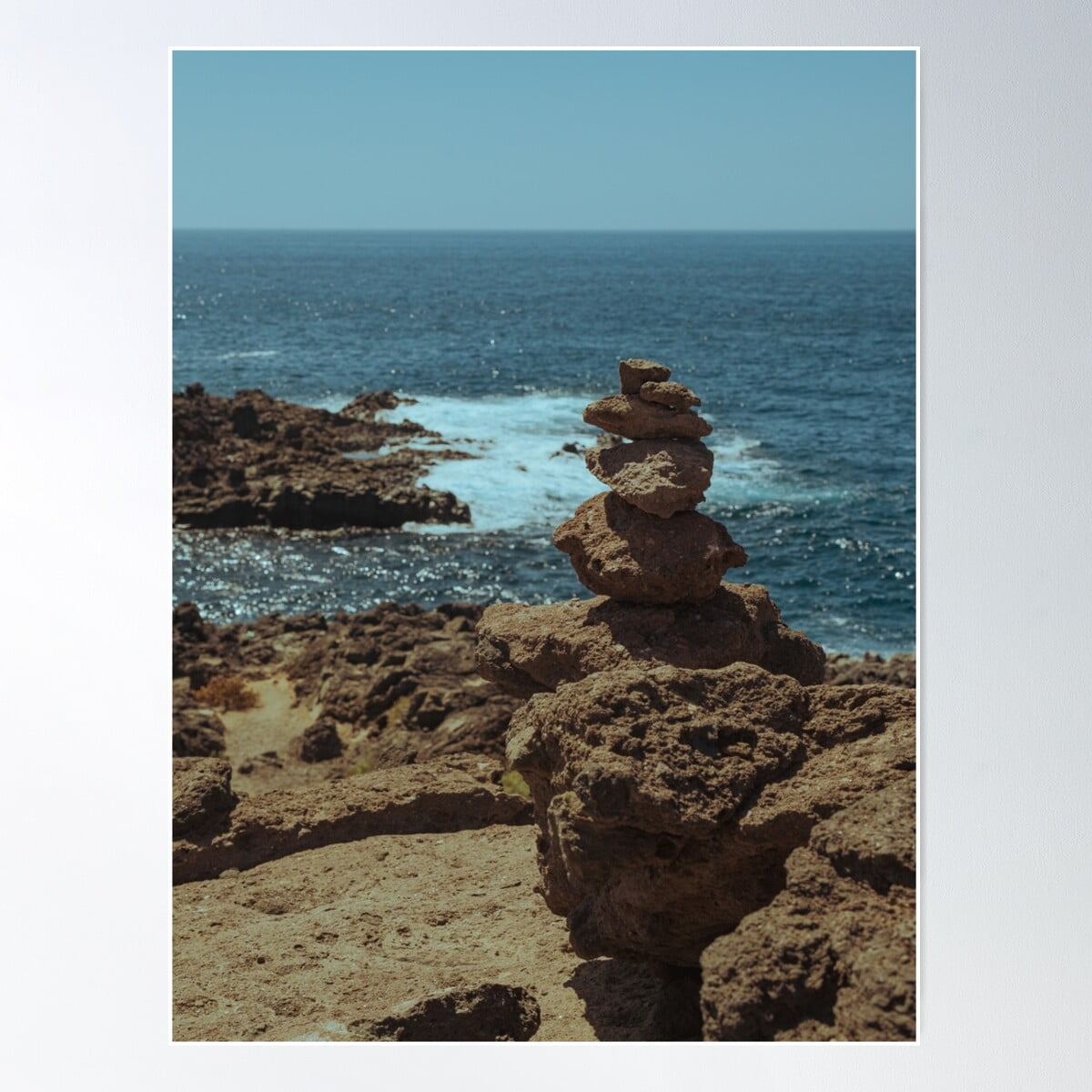 Ocean Balance Poster Wall Art, Modern Wall Decor For Living Room ...