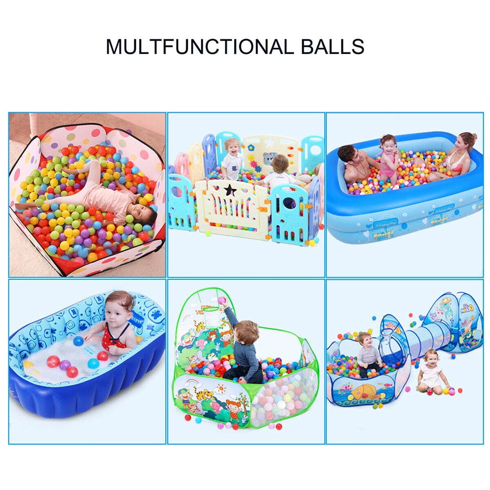 Ocean Balls Phthalate Free BPA Free Crush Proof Plastic, Pit Balls ...