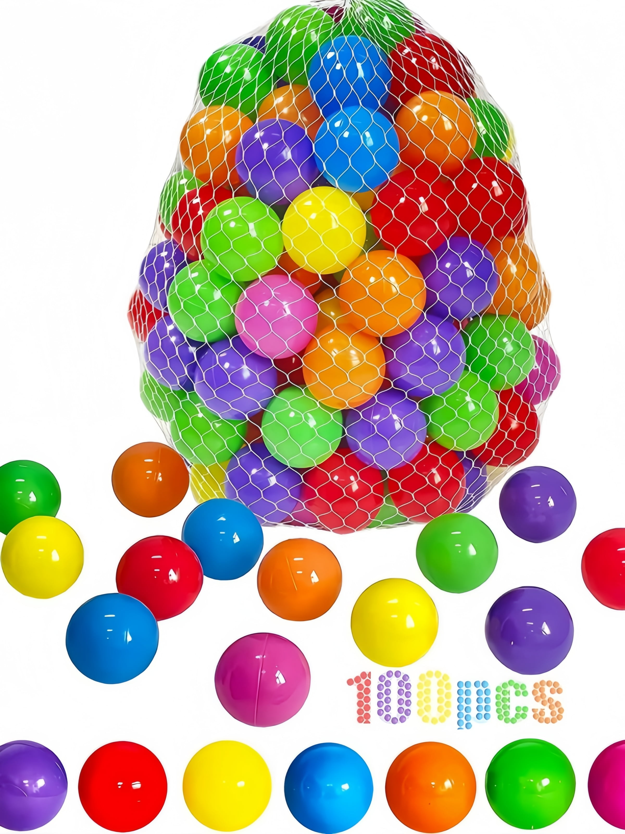 Ocean Balls for kids Kids Ball Colorful Fun Plastic Ball Pit Balls for ...