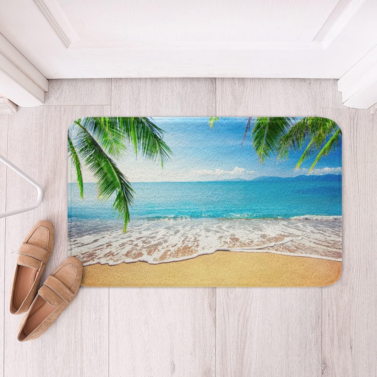 Ocean Bathroom Rugs Beach Theme Btah Rugs for Shower Tub Coastal ...