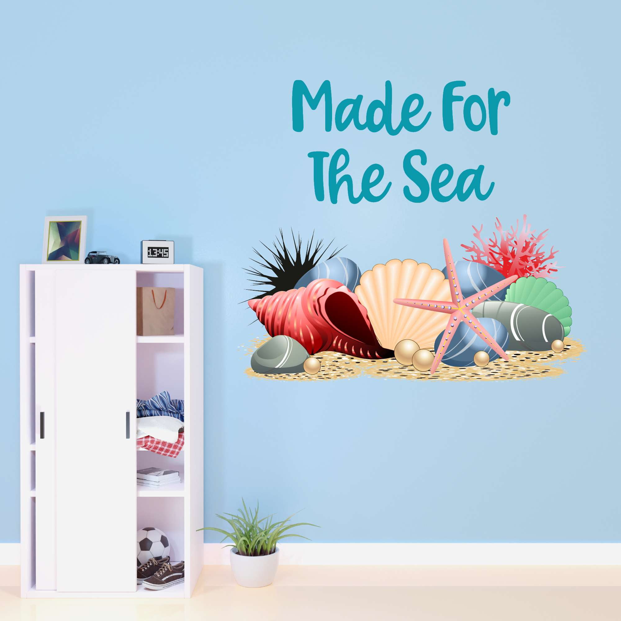 Ocean Beach Shell Made For The Sea Creatures Crab Octopus Fish Seahorse ...