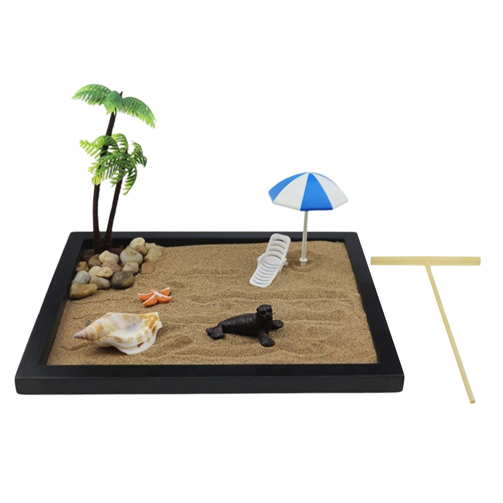 Ocean Beach Tabletop Creative Toys Sand Table Micro-Landscape Home ...