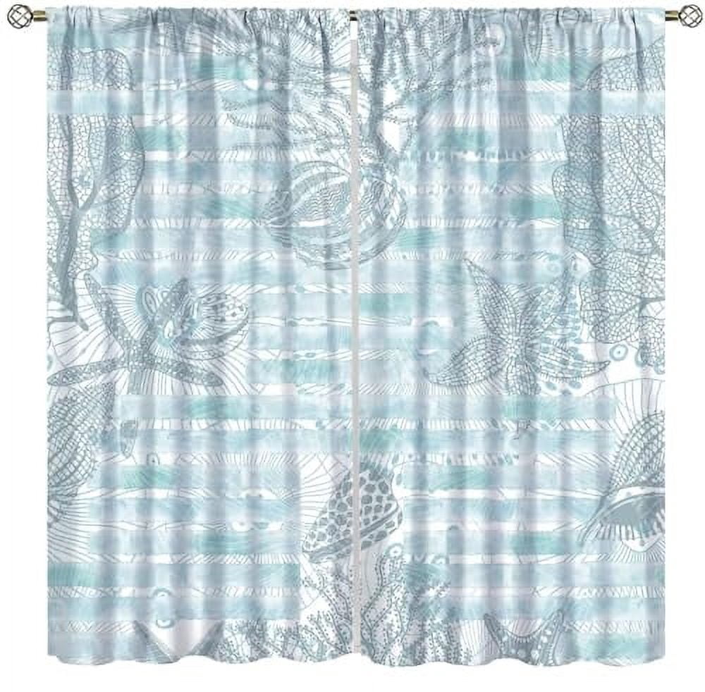 Ocean Blackout Curtain, Untouched Wild Underwater Aquatic World Corals ...