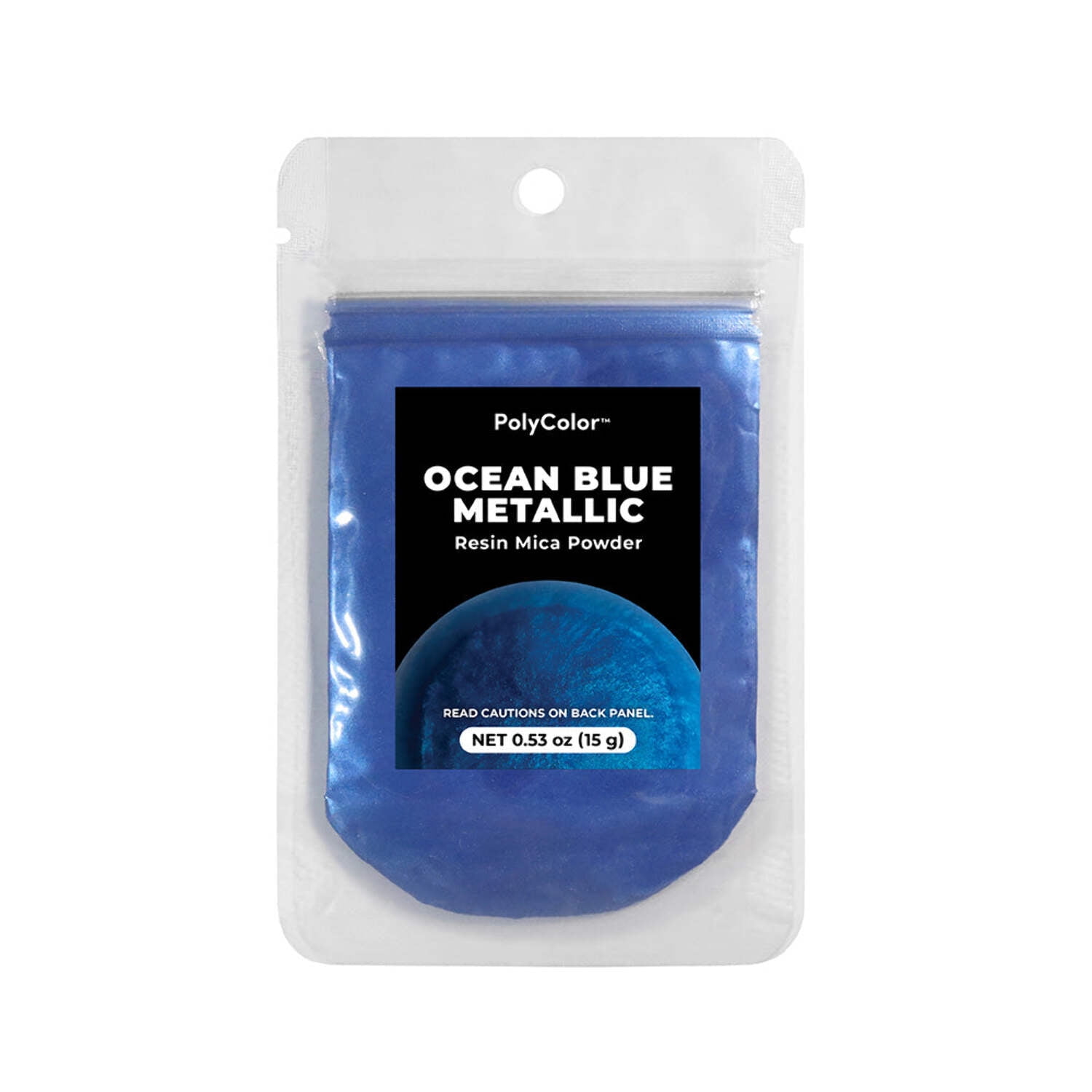 Ocean Blue Metallic Powder (PolyColor) Mica Powder for Epoxy Resin Kits ...