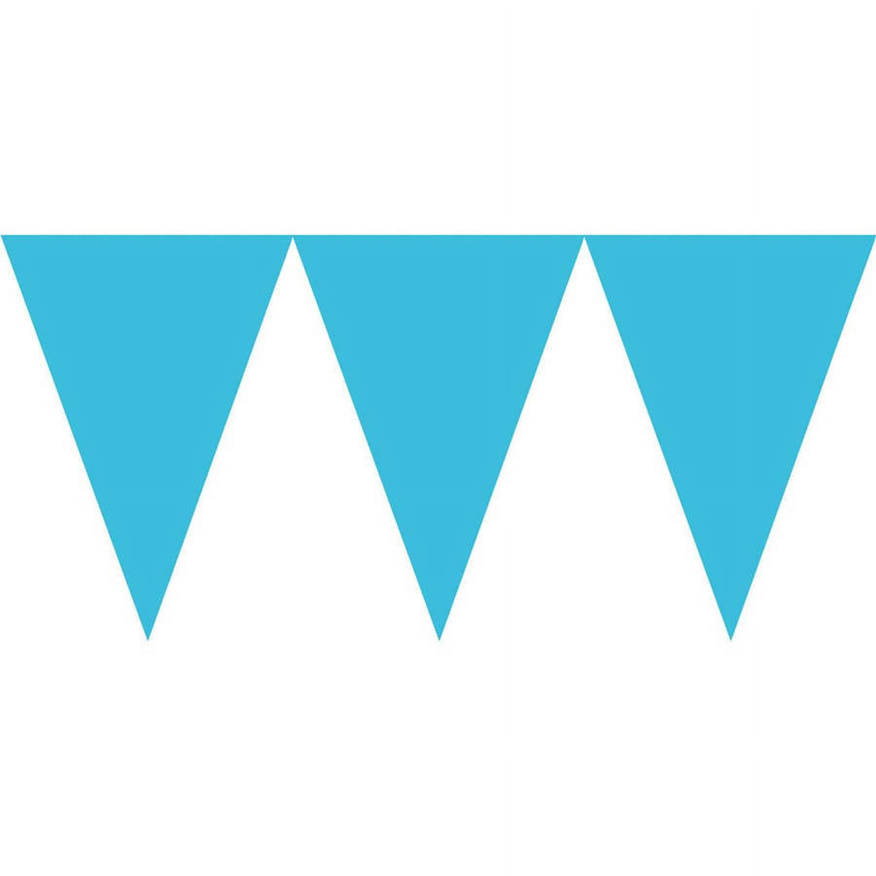 Ocean Blue Paper Pennant Banner - Walmart.com