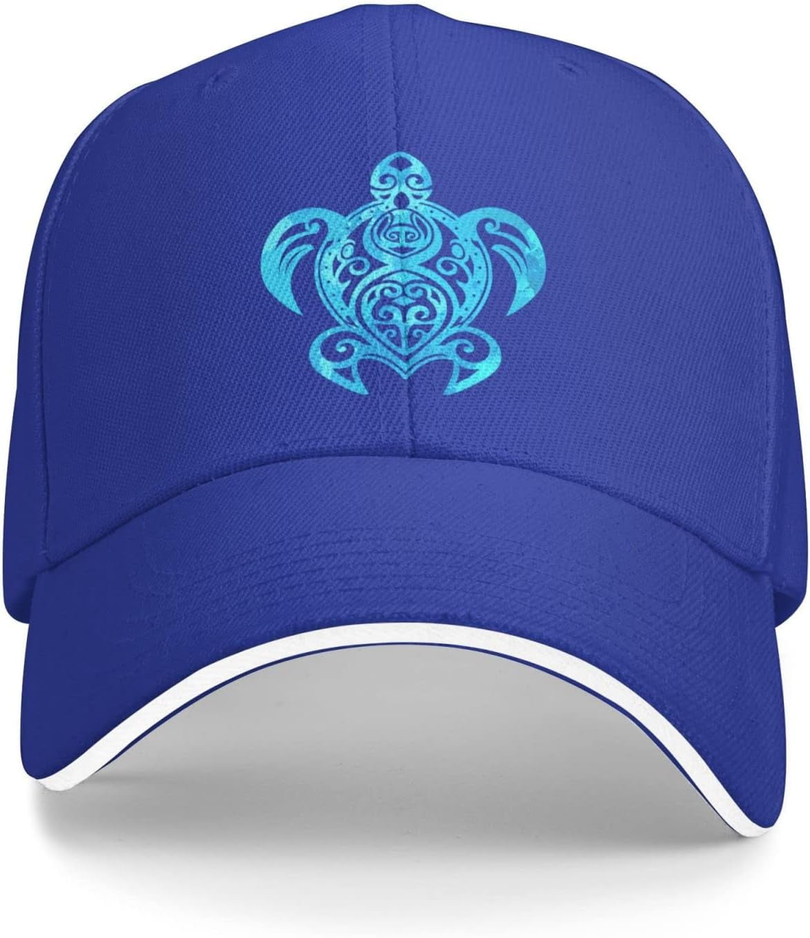 Ocean Blue Tribal Hawaiian Sea Turtle Baseball Cap Women Cowboy Hat ...