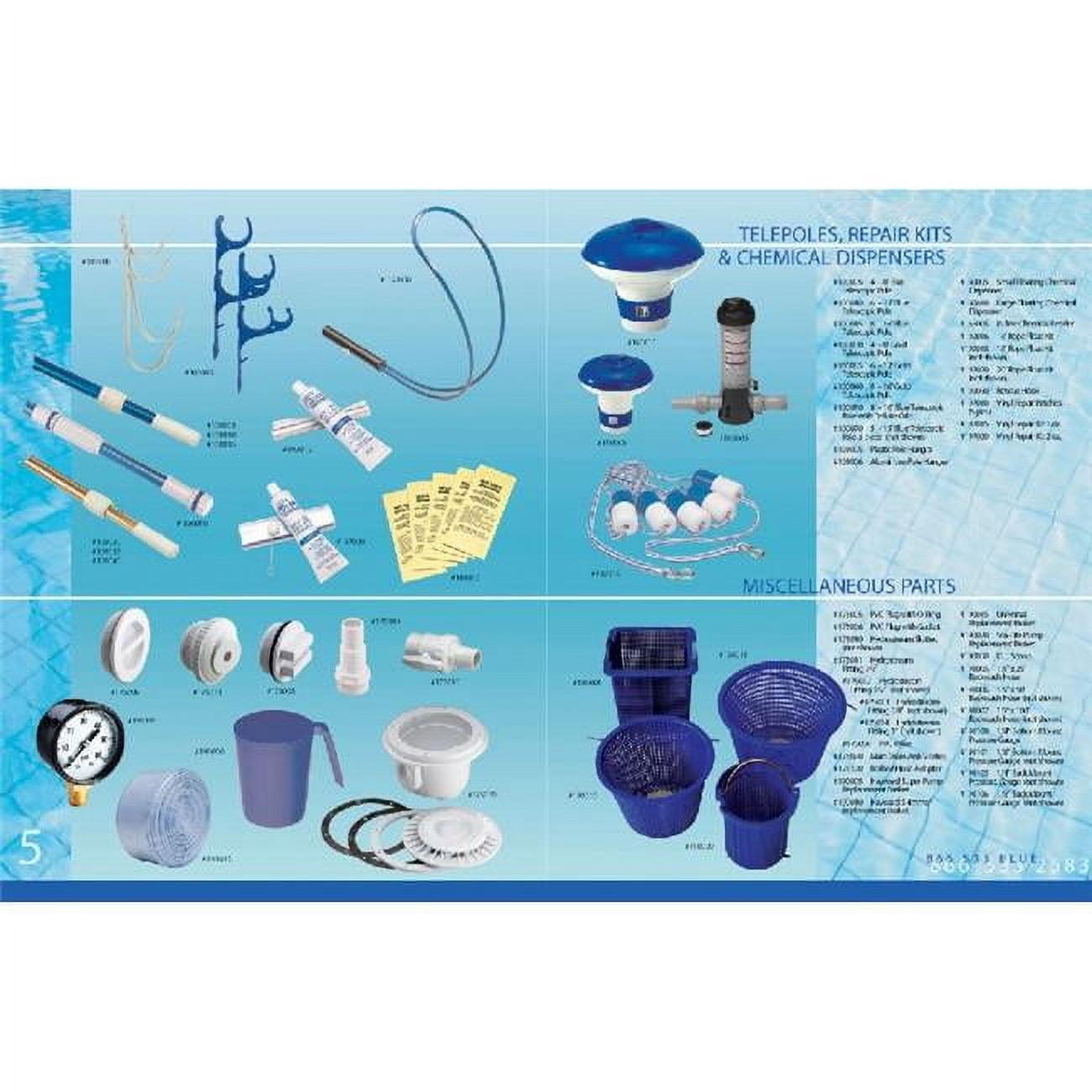 Ocean Blue Water Products 101005 Plastic Pole Hangers - Walmart.com