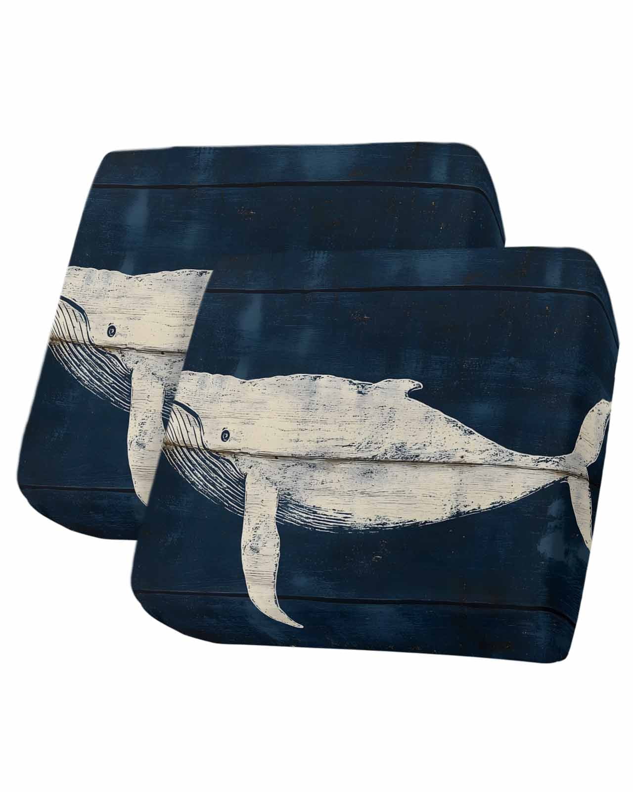 Ocean Blue Whale Sofa Couch Cushion Covers Washable, Removable ...