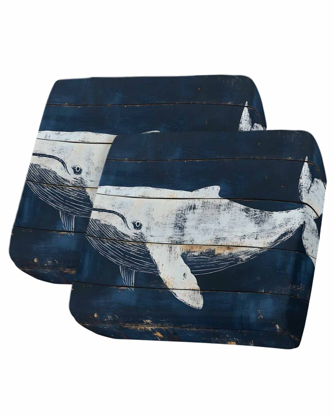 Ocean Blue Whale Sofa Couch Cushion Covers Washable, Removable ...