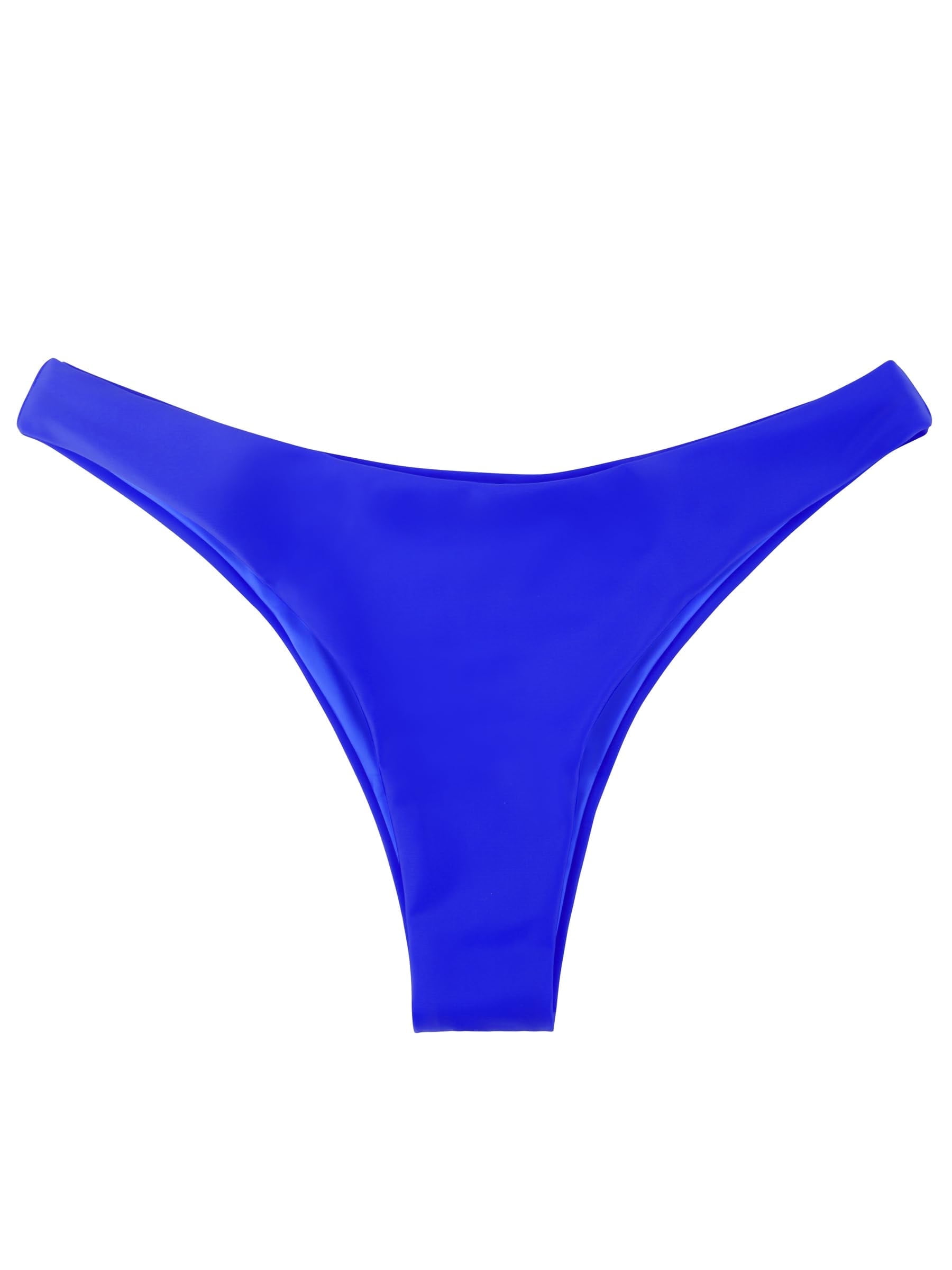 Ocean Blues Women's Cheeky Brazilian Cut Bikini Bottom Seamless Low ...