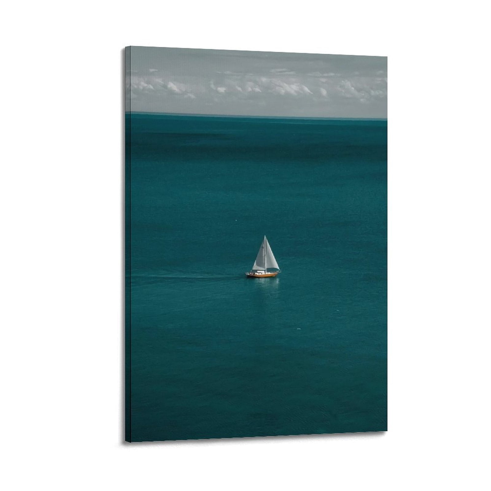 Ocean Boat Poster Wall Art Canvas Aesthetic Music And Movies Decorative ...