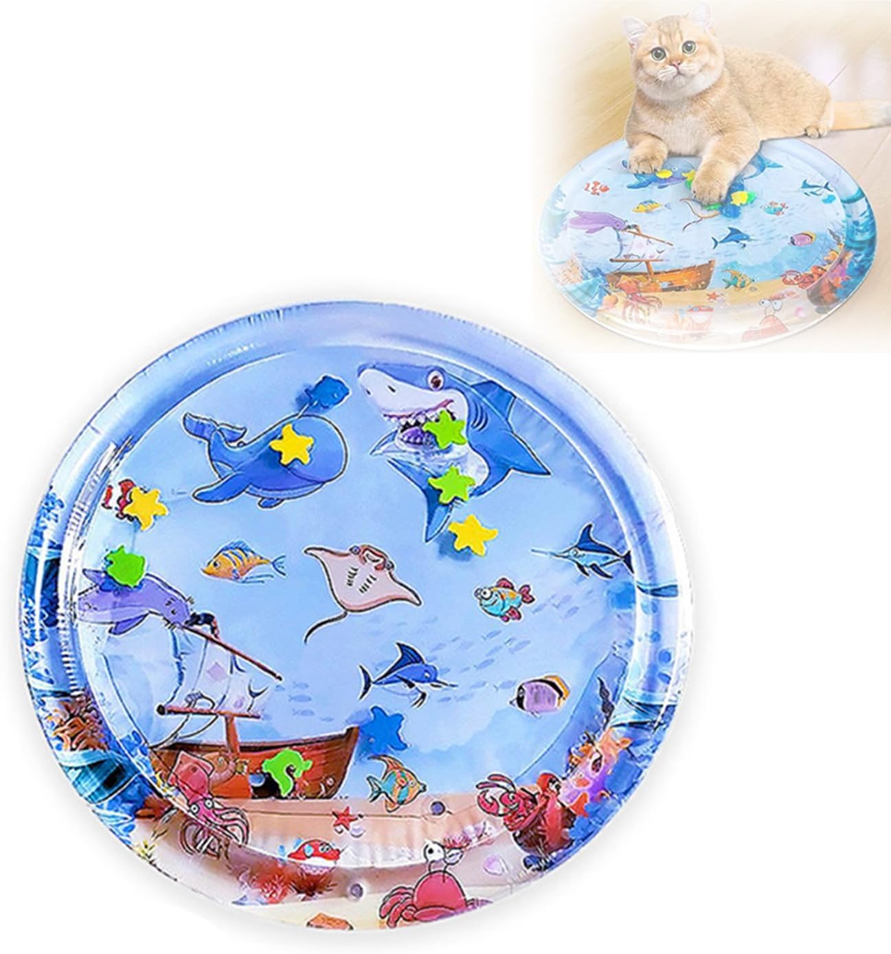 Ocean Breeze Splashland for Cats & Dogs, 2025 New Pet Water Bed for ...