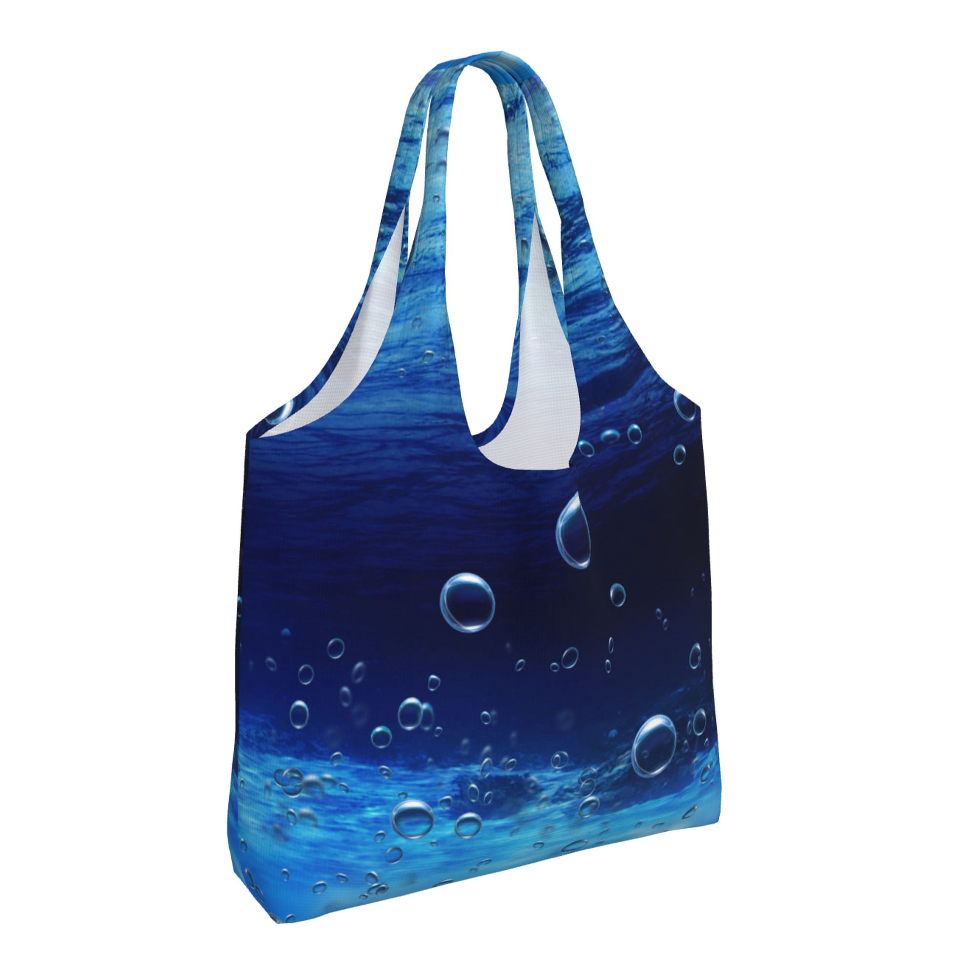 Ocean Canvas Tote Pocket For Women,Totes Bag With Pattern For Shopping ...