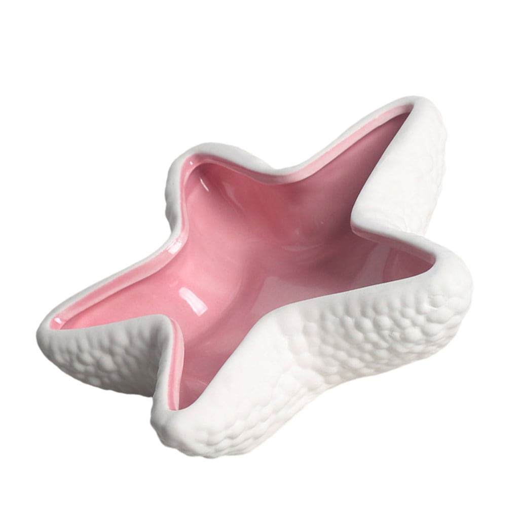 Ocean Ceramic Conch Shell Jewelry Holder Coastal Dish for Rings and ...