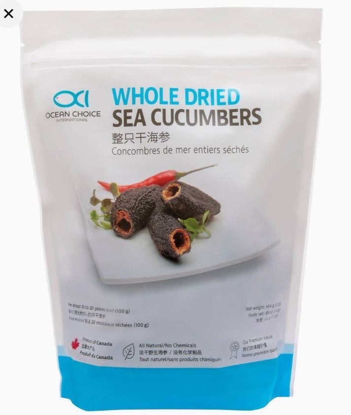 Ocean Choice International Whole Dried Sea Cucumber (16 oz), Product of ...