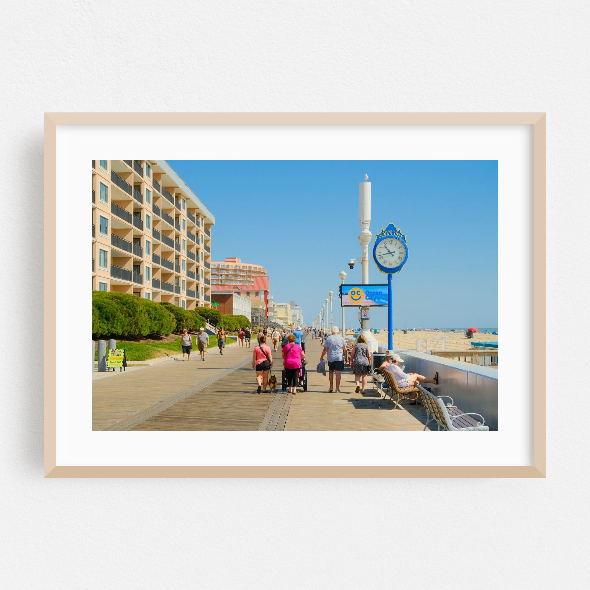 The Ocean City Boardwalk - Ocean City Maryland Photography Boardwalk ...