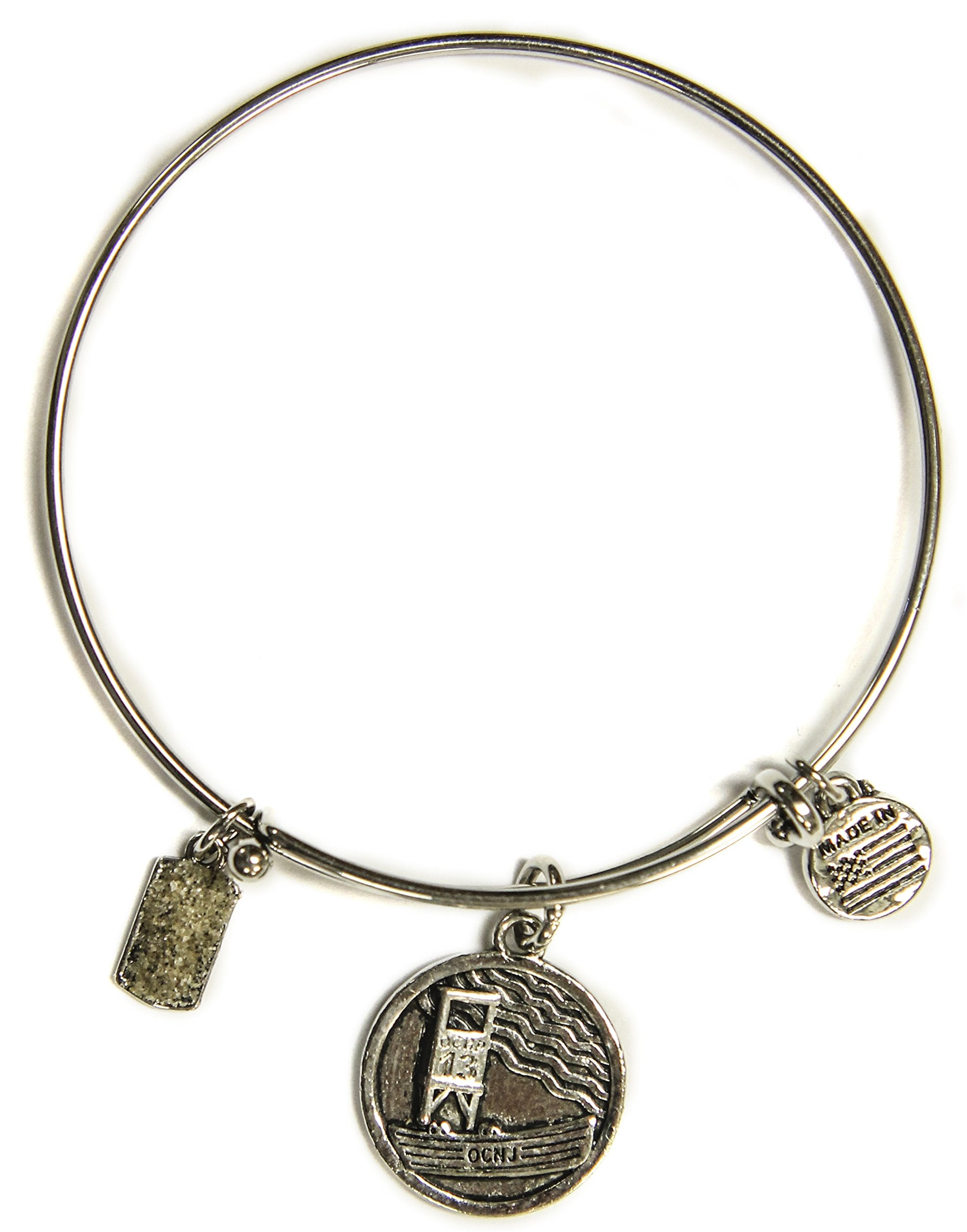 Ocean City Expressions Adjustable Wire Bangle Bracelet - Lifeguard ...