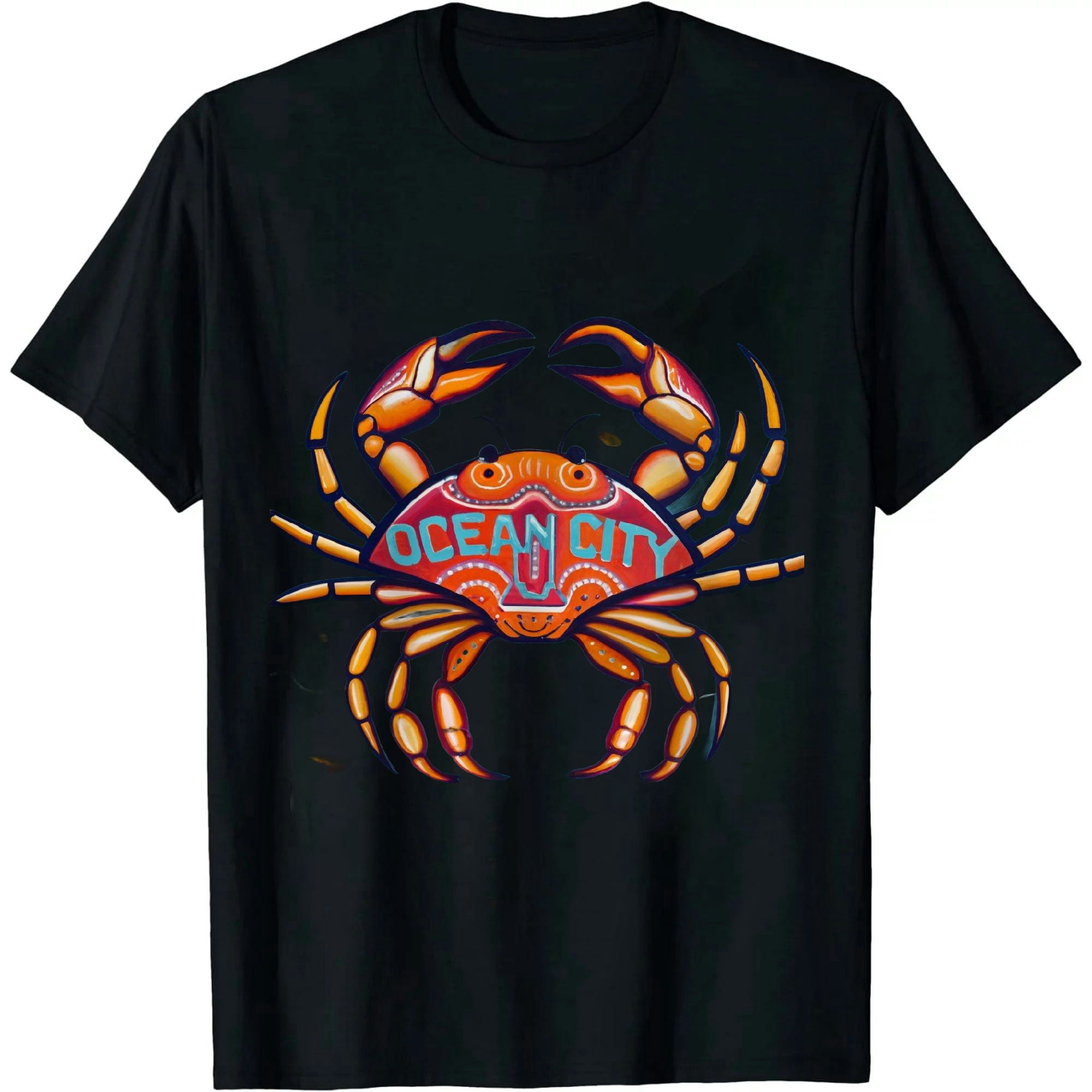 Ocean City Maryland Crab Tie Dye Summer Vacation T-Shirt - Walmart.com