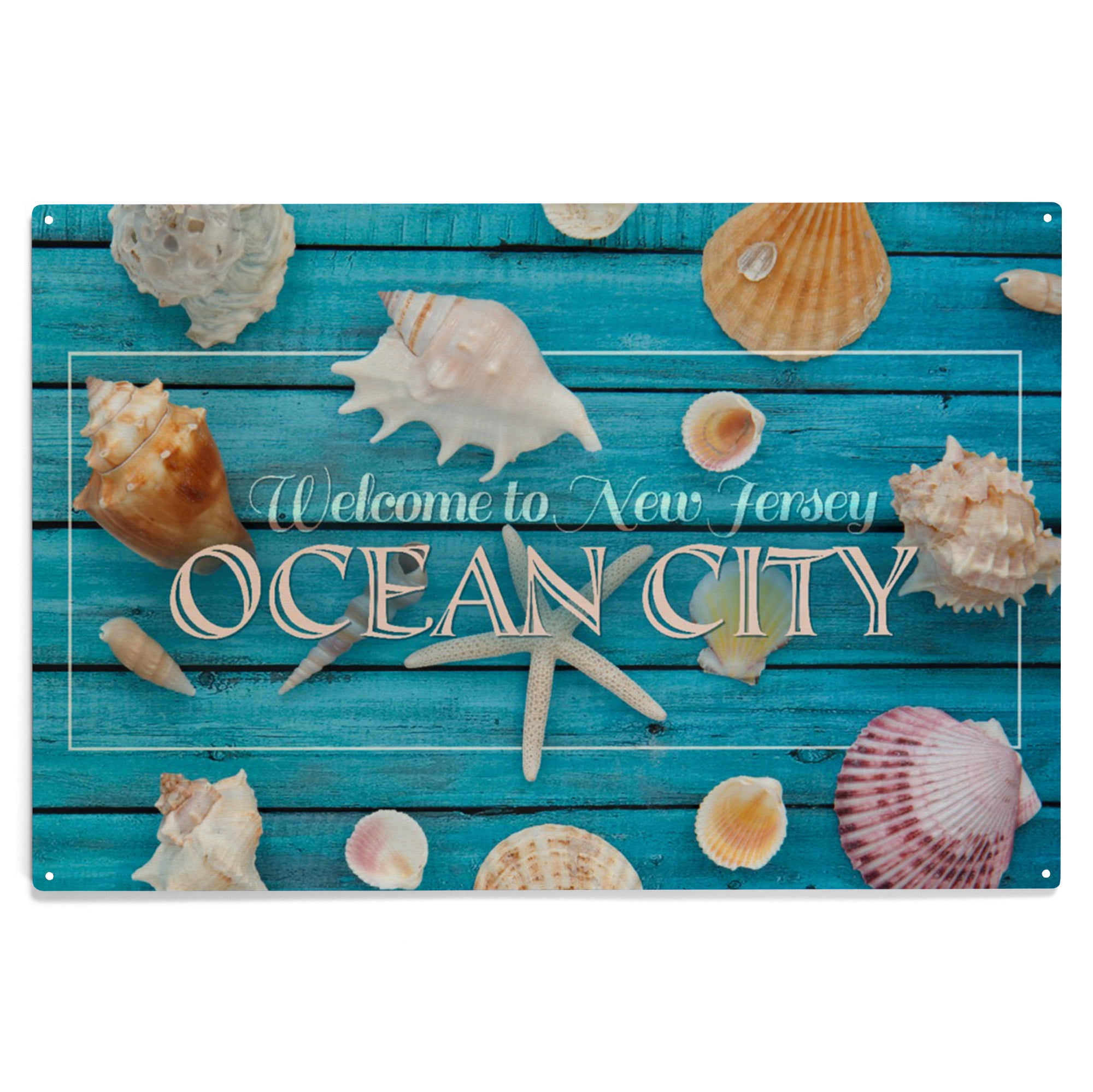 Ocean City, New Jersey, Welcome to New Jersey, Seashells Birch Wood ...