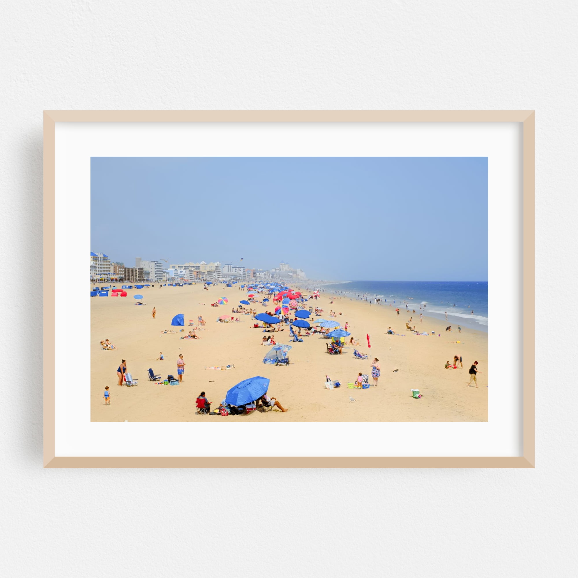 Ocean City Shoreline 01 - Ocean City Maryland Photography Beach Coastal ...